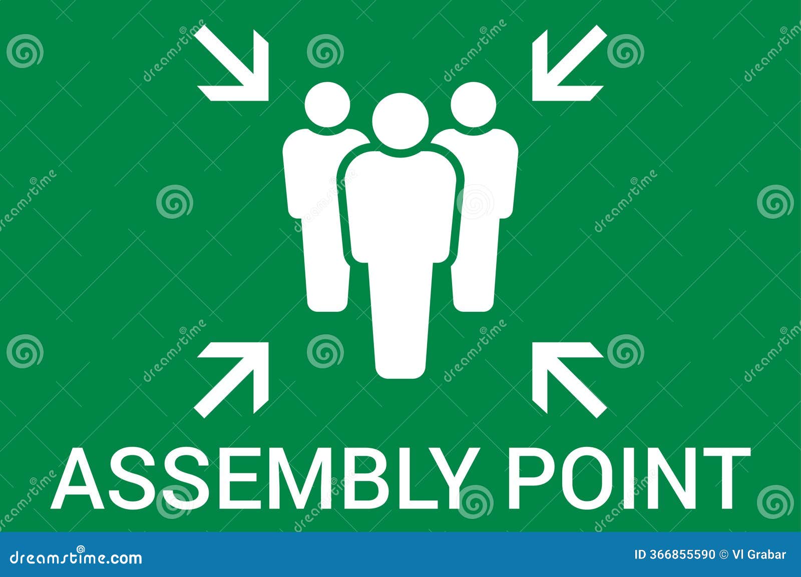 Emergency Evacuation Assembly Point Sign. Assembly Point Icon. Safety ...