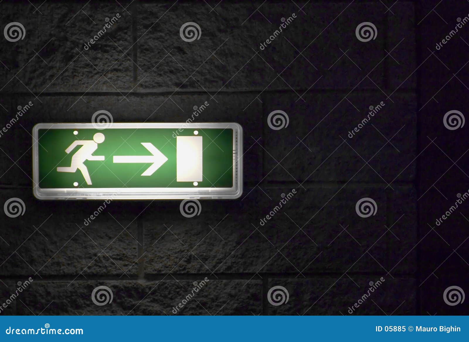Emergency Exit stock image. Image of sign, security, exit - 5885