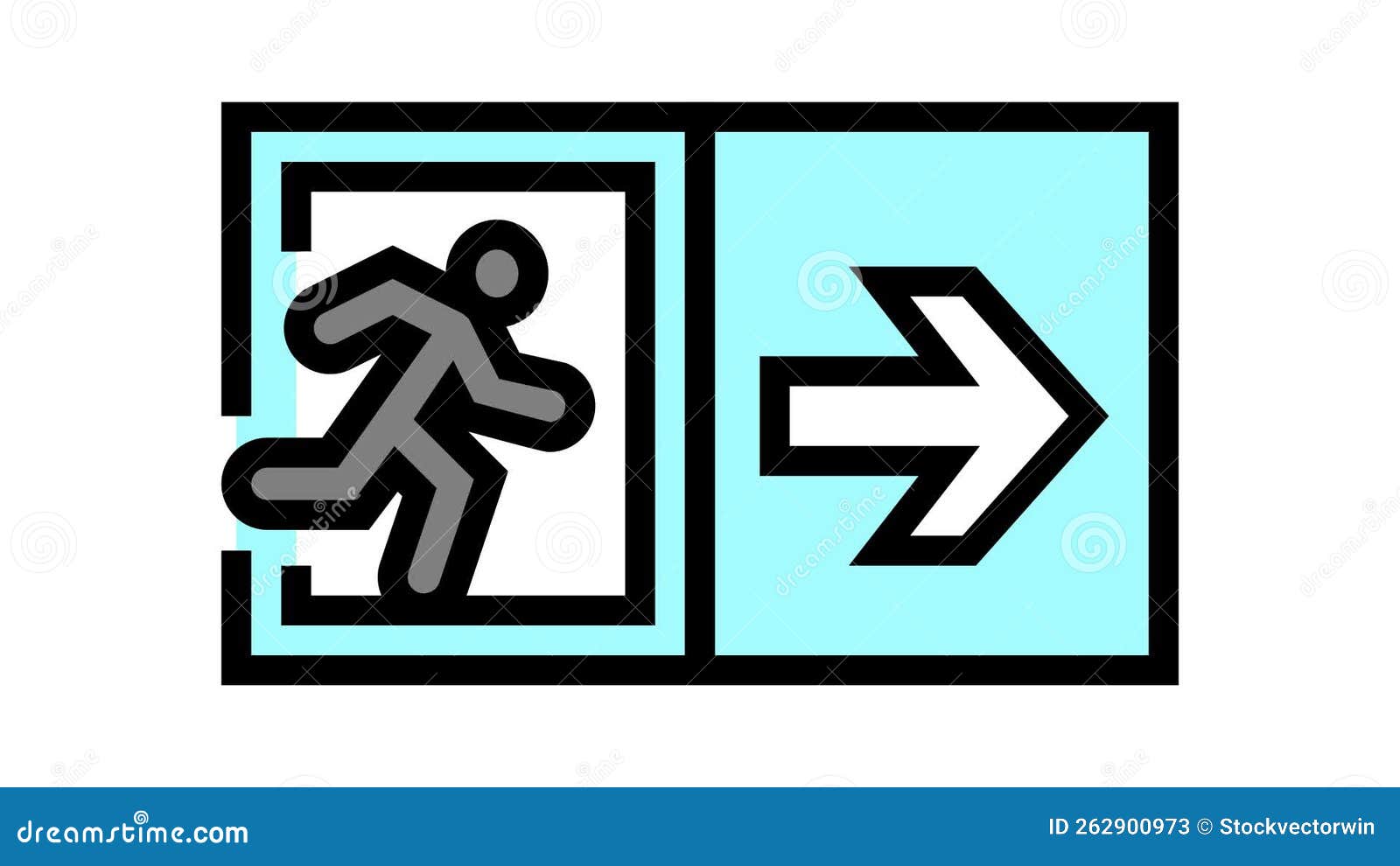 Emergency Exit Color Icon Animation Stock Video - Video of alarm, bell ...