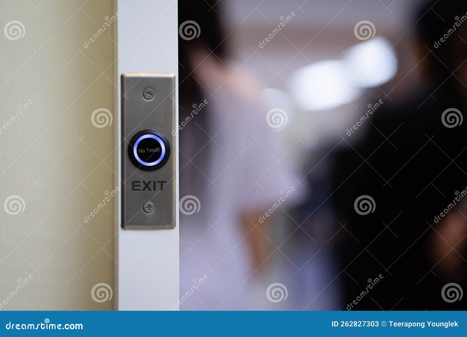 Emergency Exit in Case of Building Fire Exit Stock Image - Image of ...