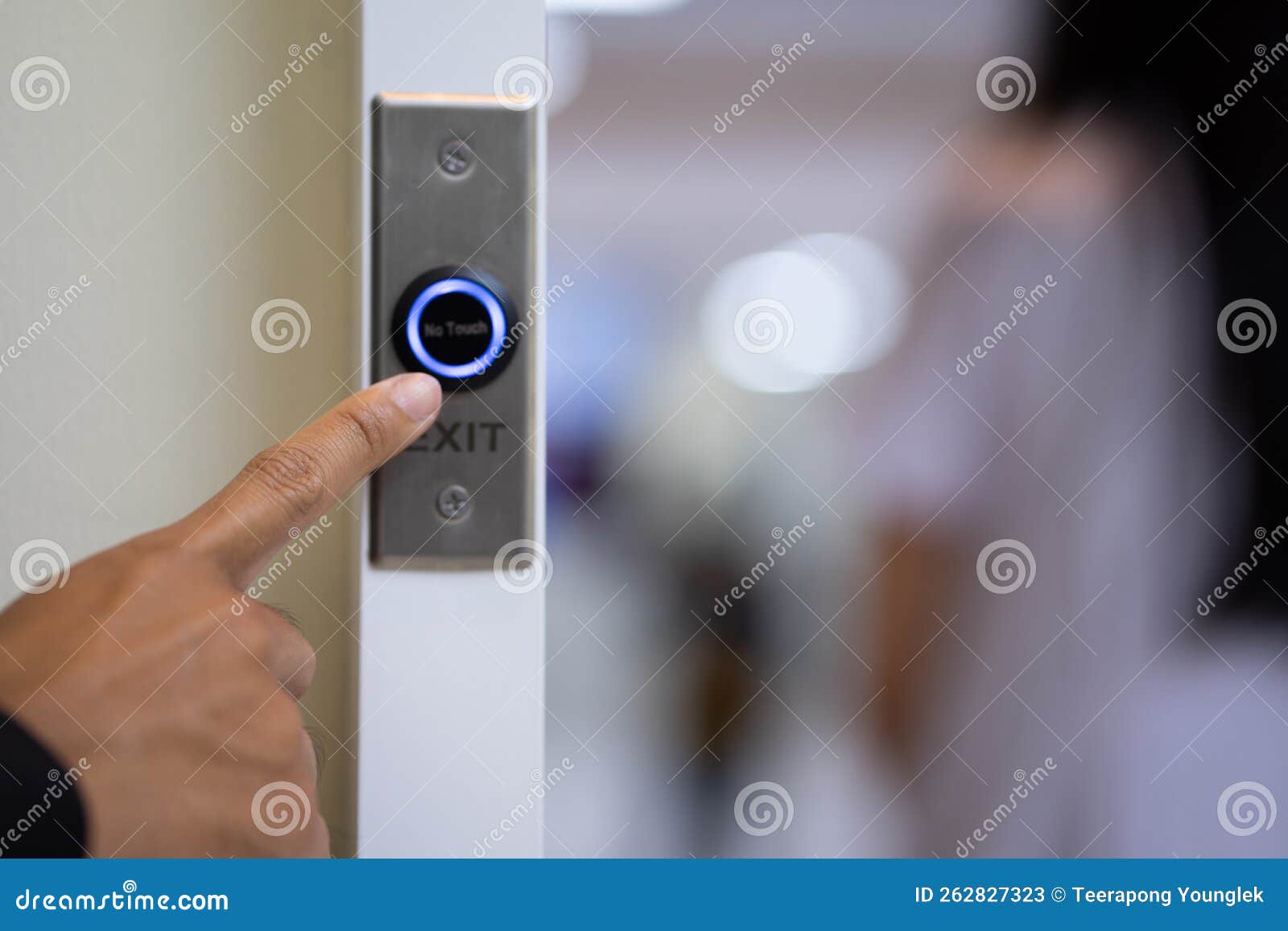 Emergency Exit in Case of Building Fire Exit Stock Image - Image of ...