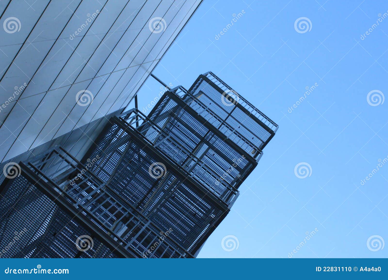 An Emergency Exit in the Cinema Stock Photo - Image of stairs, exit ...
