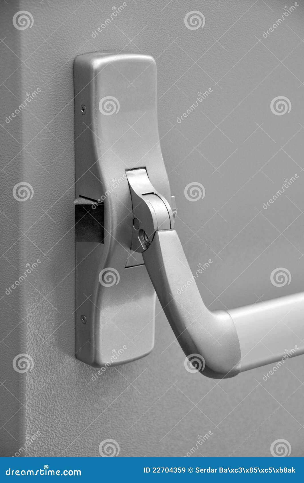 Emergency exit door stock image. Image of glow, doors - 22704359