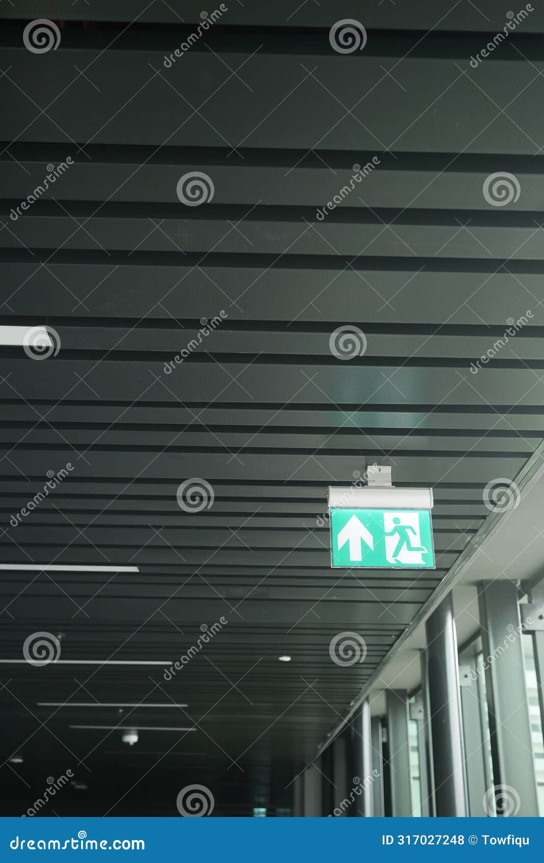 Emergency Exit Door Inside of a Building Stock Photo - Image of eps10 ...