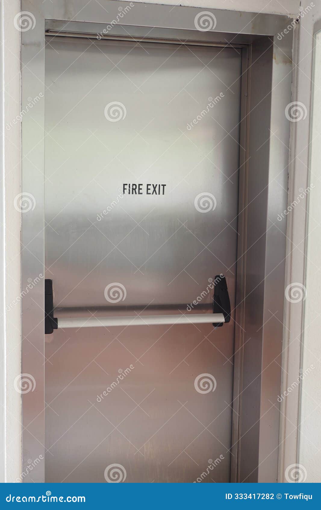 Emergency Exit Door Inside of a Building Stock Photo - Image of unknown ...