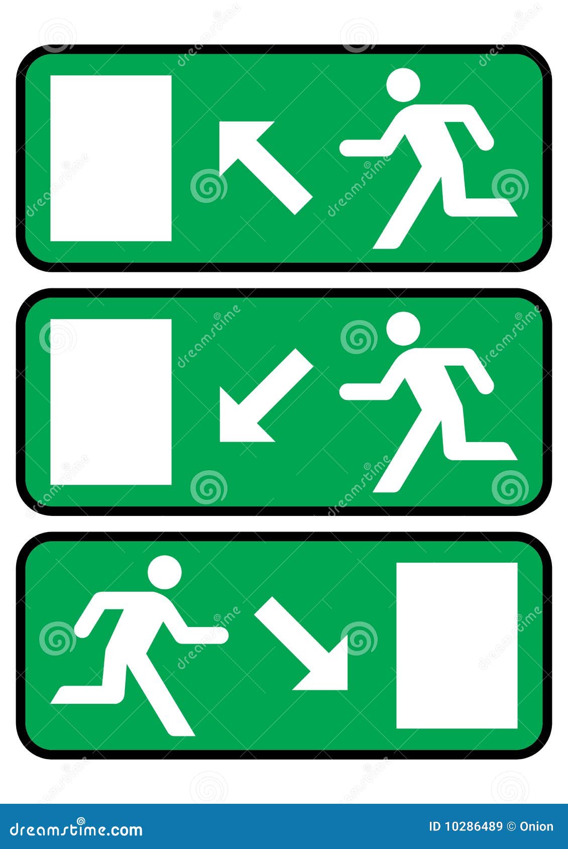 Emergency exit icon stock illustration. Illustration of security - 10286489