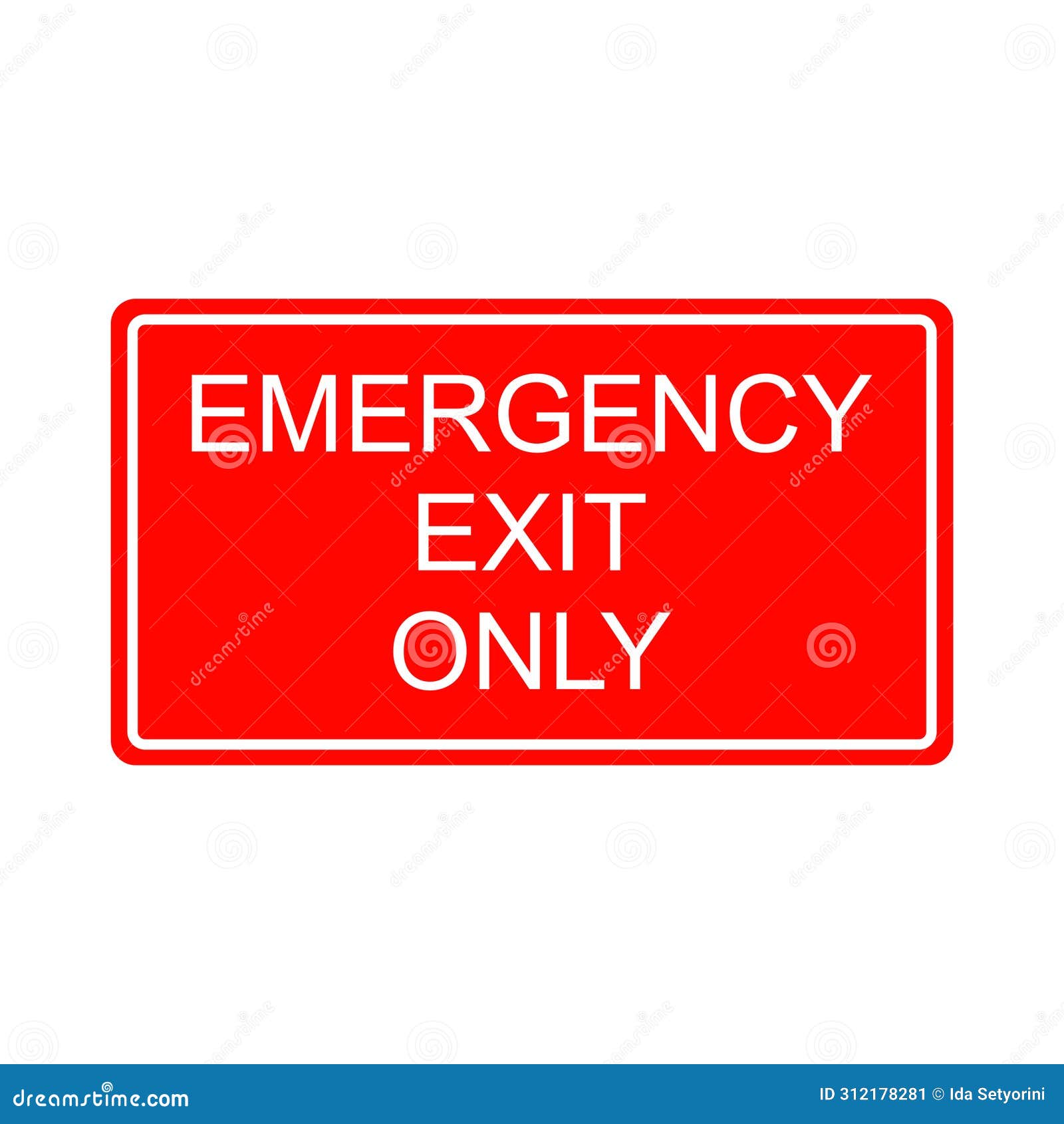 Emergency exit icon vector stock illustration. Illustration of doorway ...