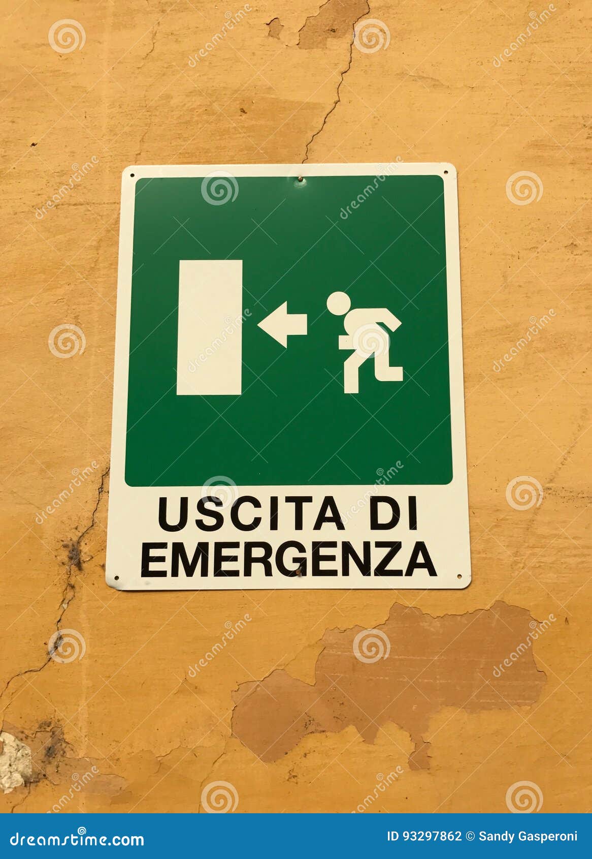 Emergency exit stock photo. Image of direction, protection - 93297862
