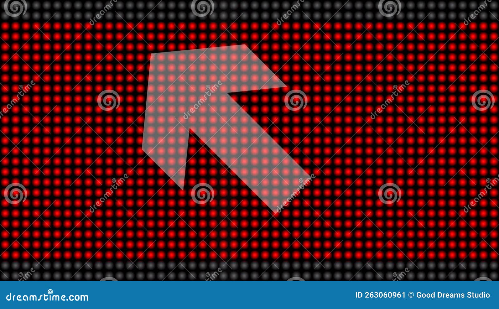 Emergency Exit Left Arrow Looped Animation Background. Stock Video ...