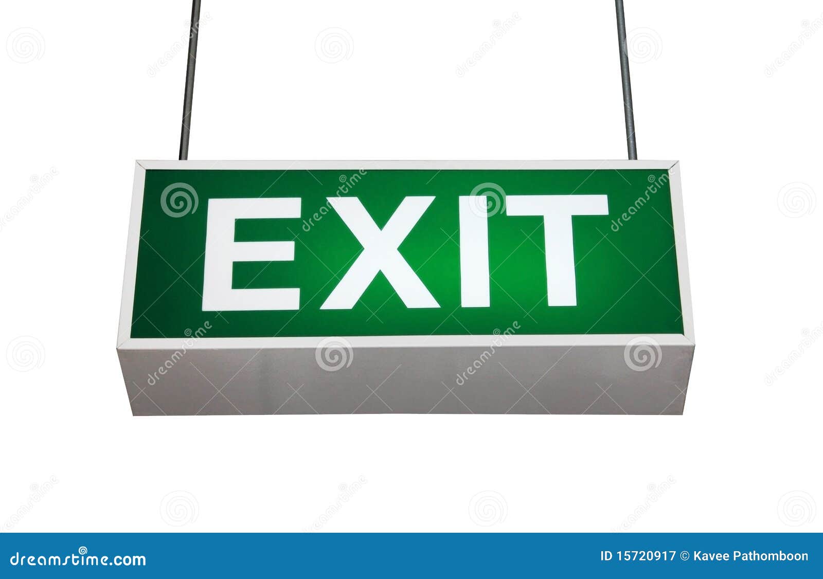 Emergency exit sign stock image. Image of closeup, floor - 15720917