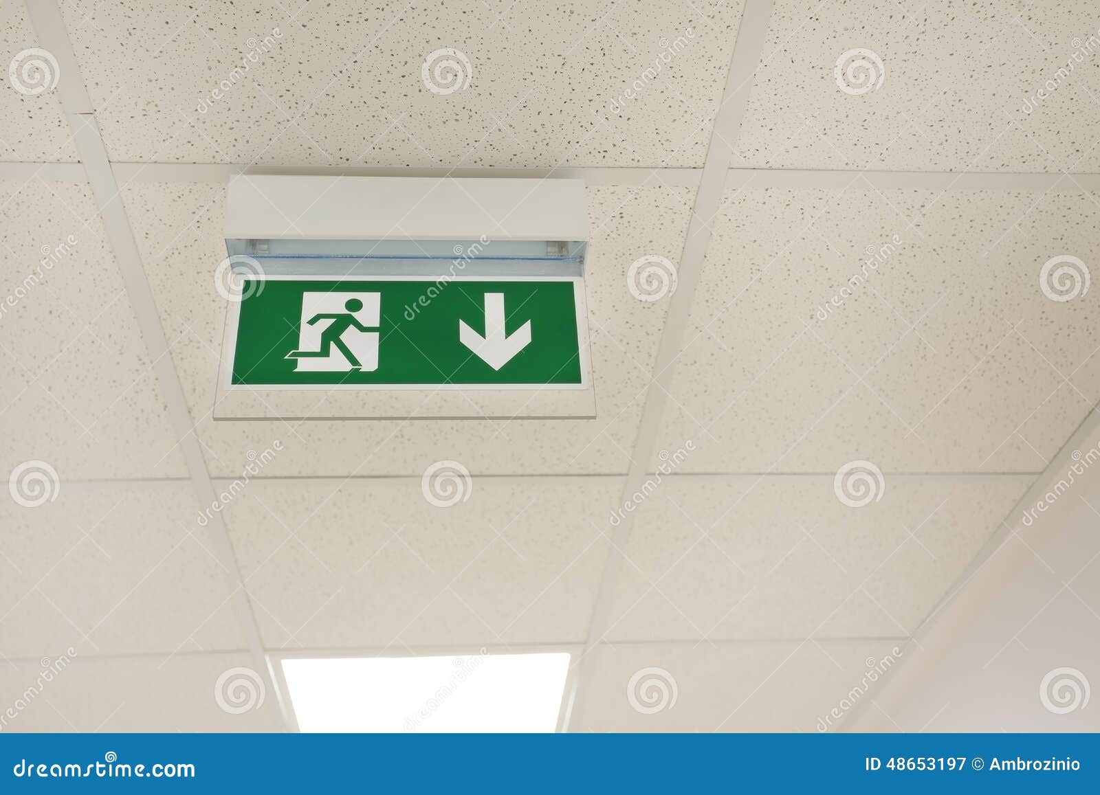 Emergency exit stock image. Image of building, incendies - 48653197
