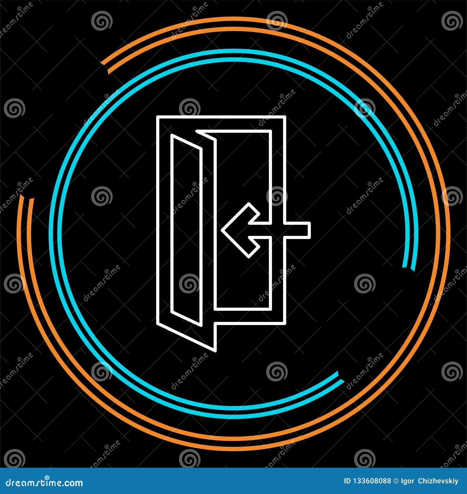 Emergency Exit Sign, Exit Door Icon, Exit Strategy - Door Entrance ...