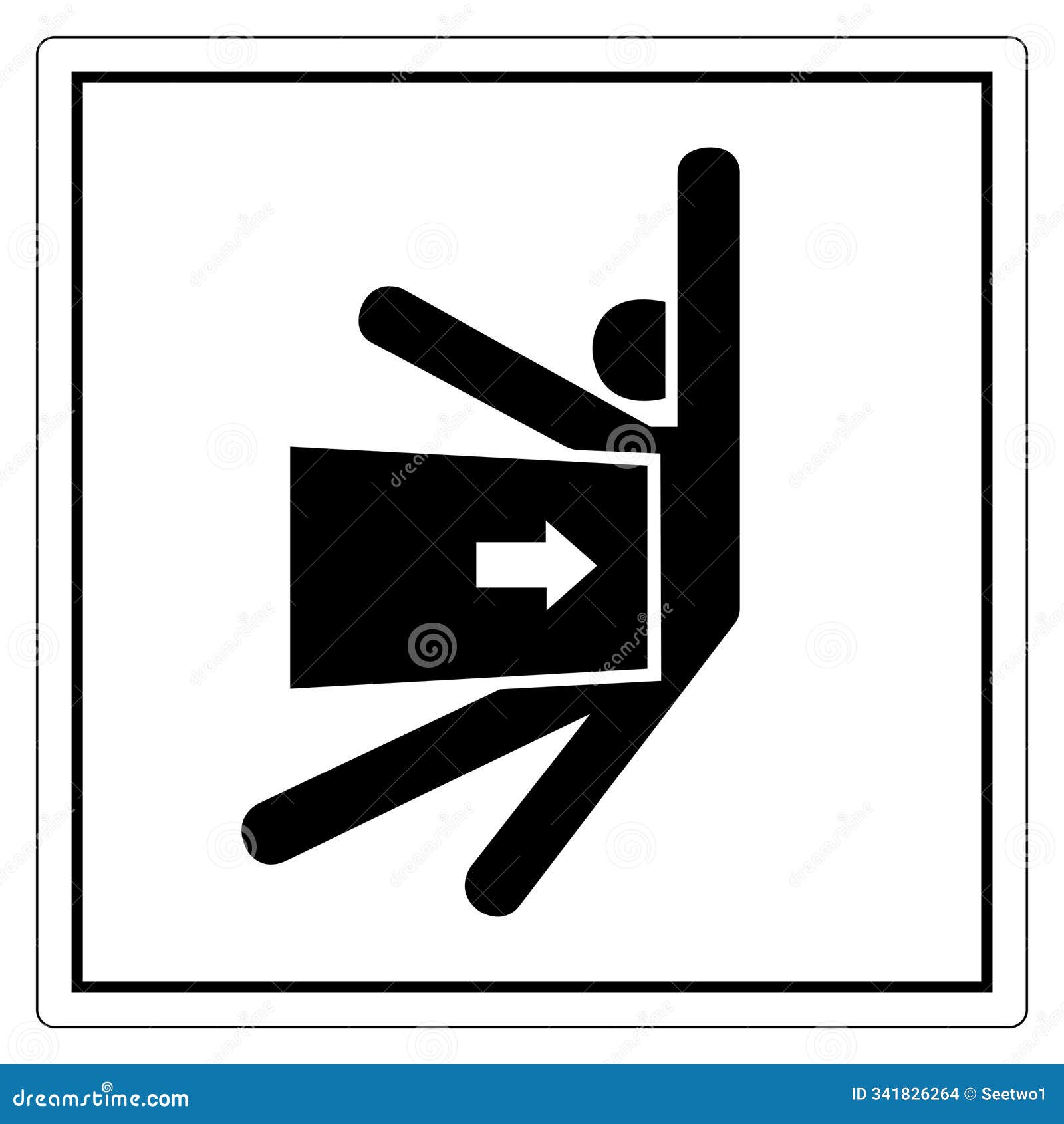 Emergency Exit Sign with Person Icon Stock Vector - Illustration of ...