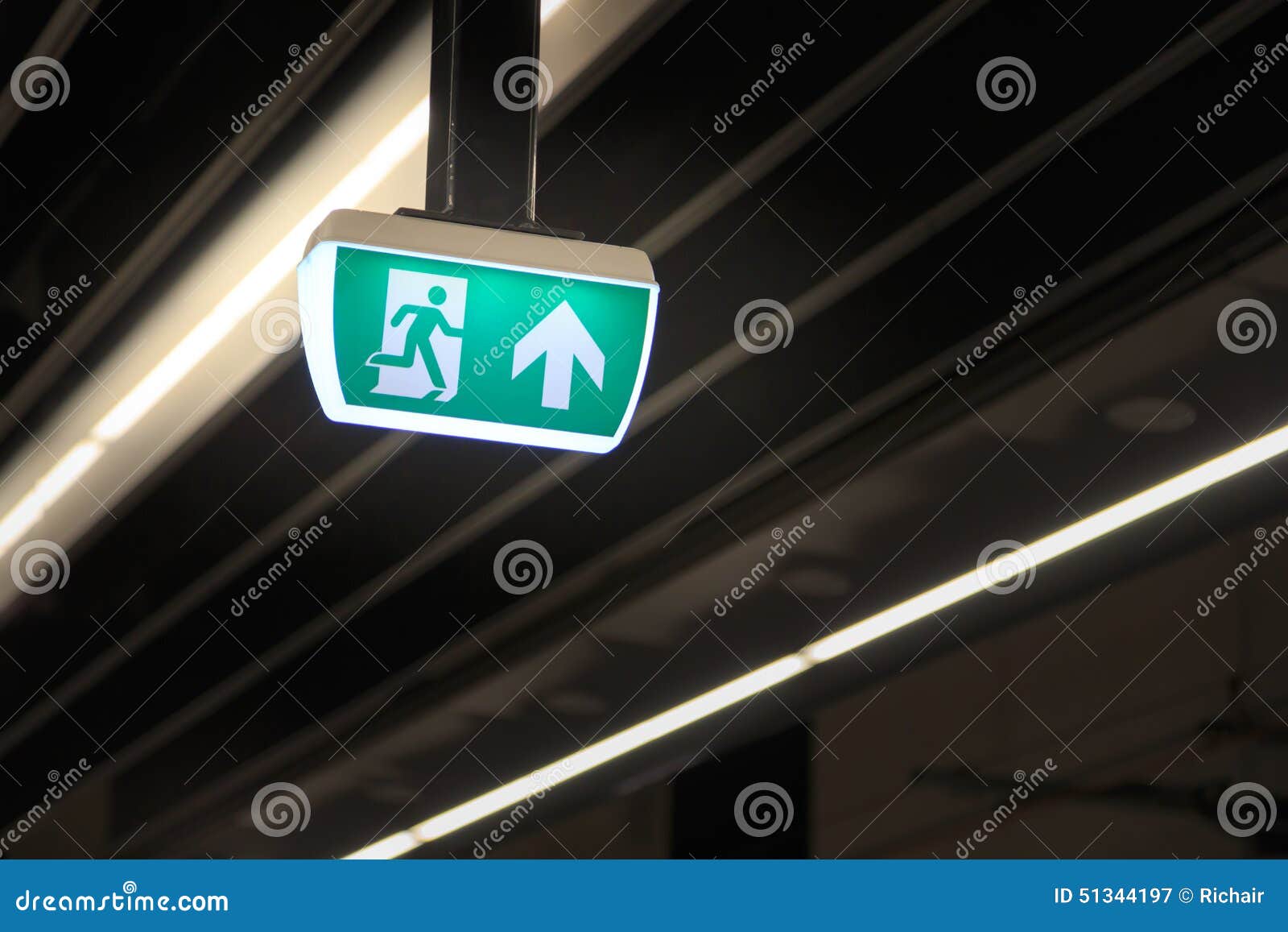Emergency exit stock image. Image of guidance, disaster - 51344197