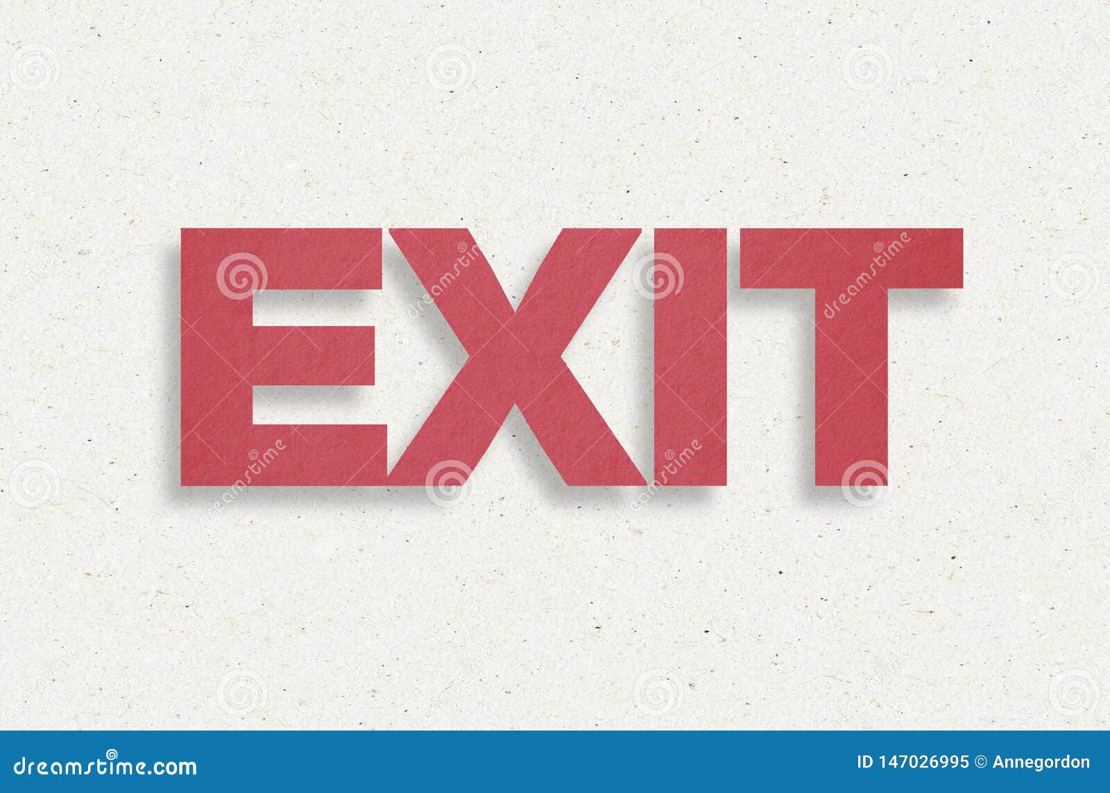 An Exit Text And Arrow On Helideck Stock Photo | CartoonDealer.com ...
