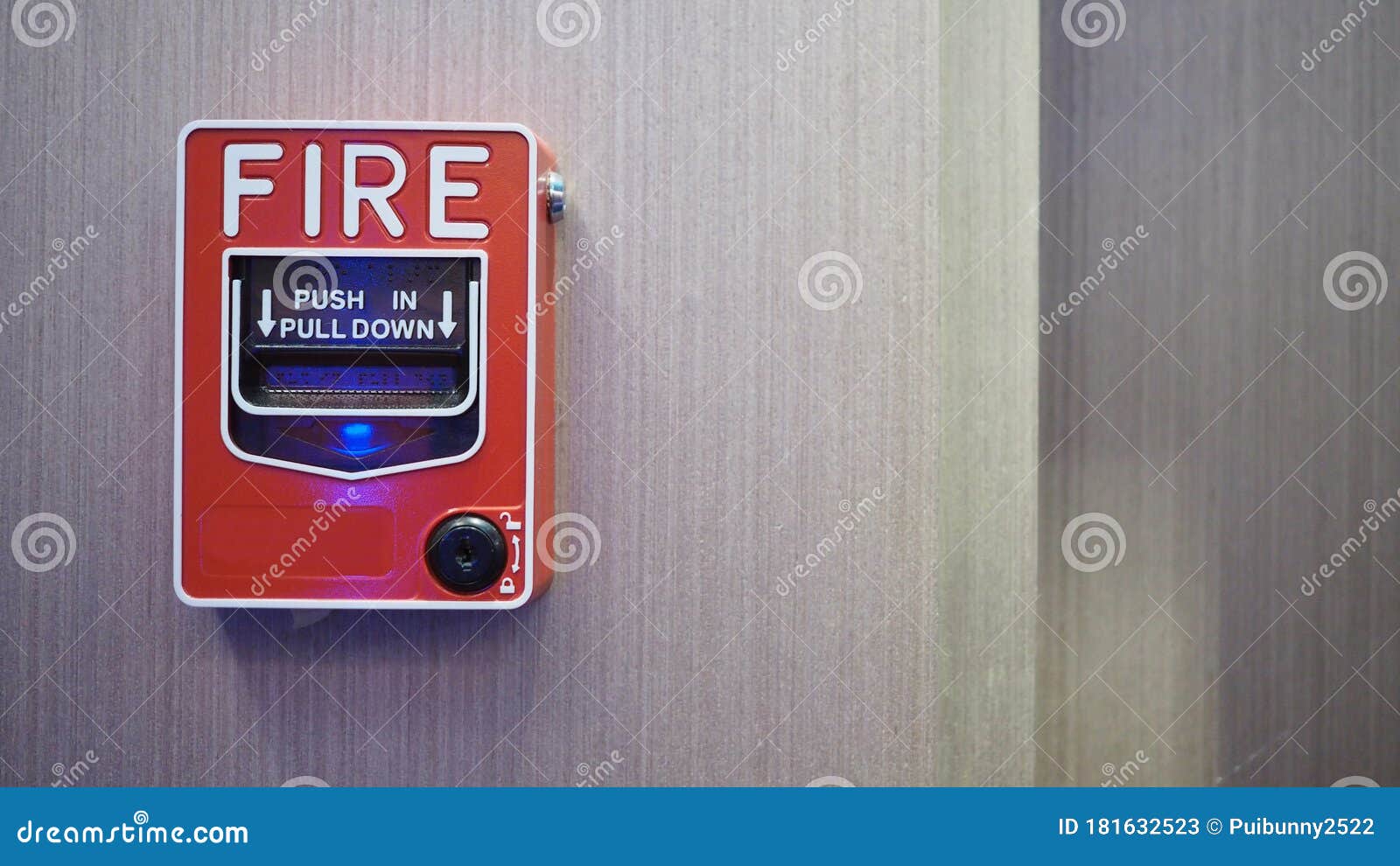 Emergency Fire Alarm Notifier or Alert or Bell Warning Equipment Use ...
