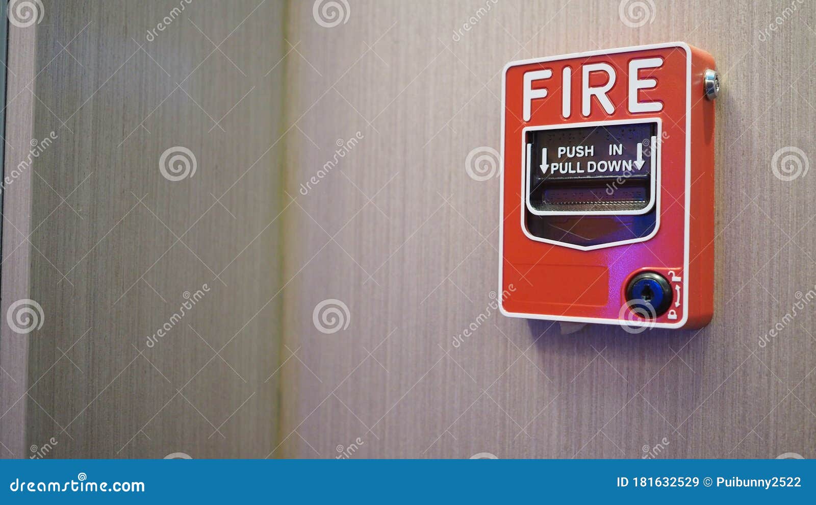 Emergency Fire Alarm Notifier or Alert or Bell Warning Equipment Use ...