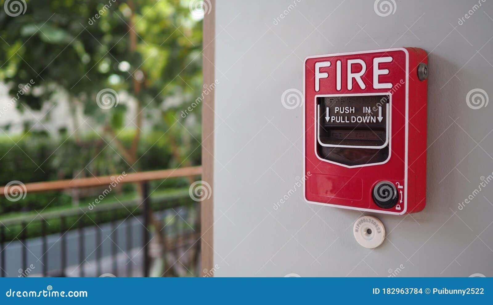 Emergency Fire Alarm Notifier or Alert or Bell Warning Equipment Use ...