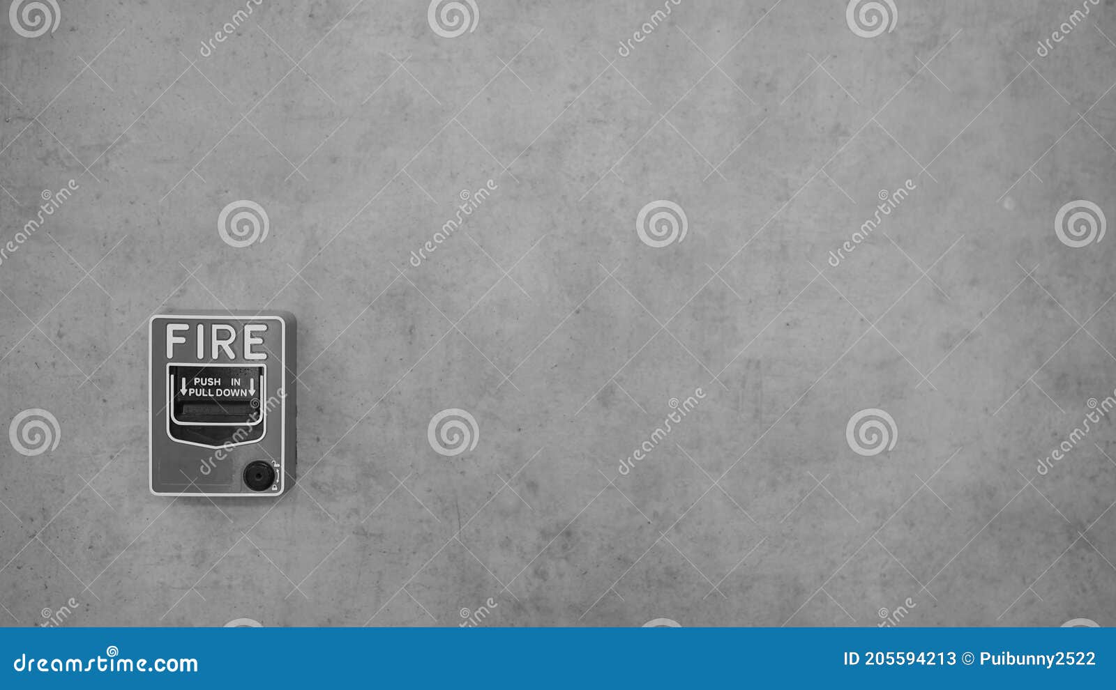 Emergency of Fire Alarm System Notifier or Alert or Bell Warning ...