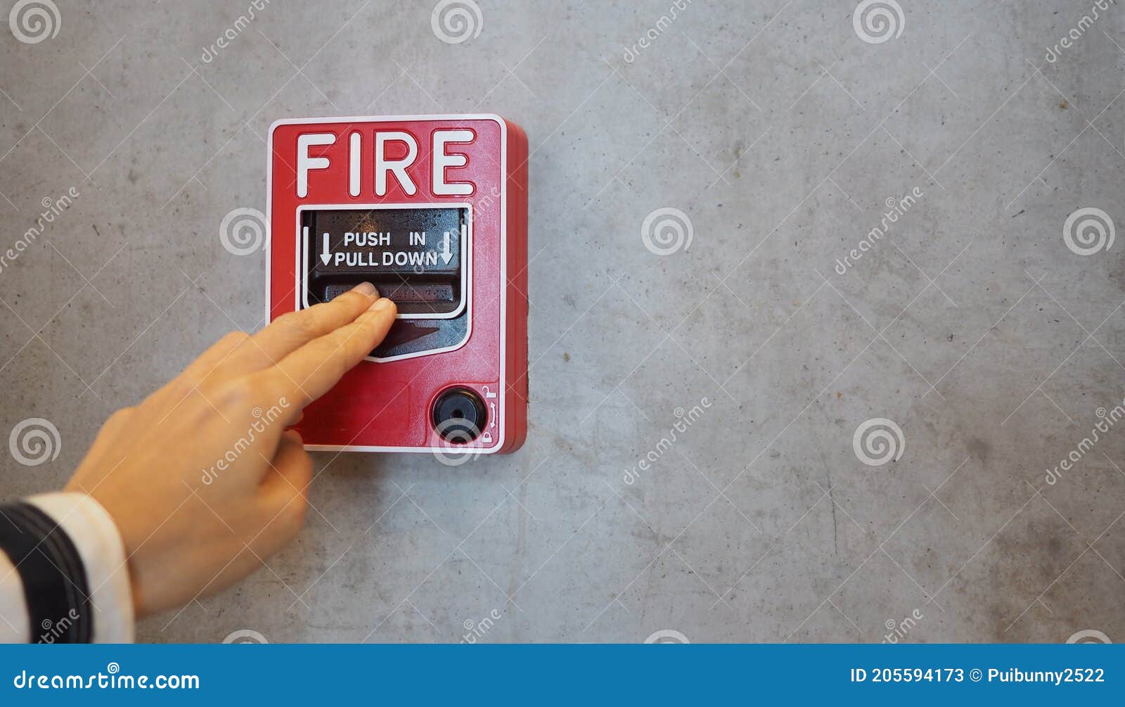 NOTIFIER MANUAL PULL STATION SINGLE/Fire Alarm Switch On The Wall ...