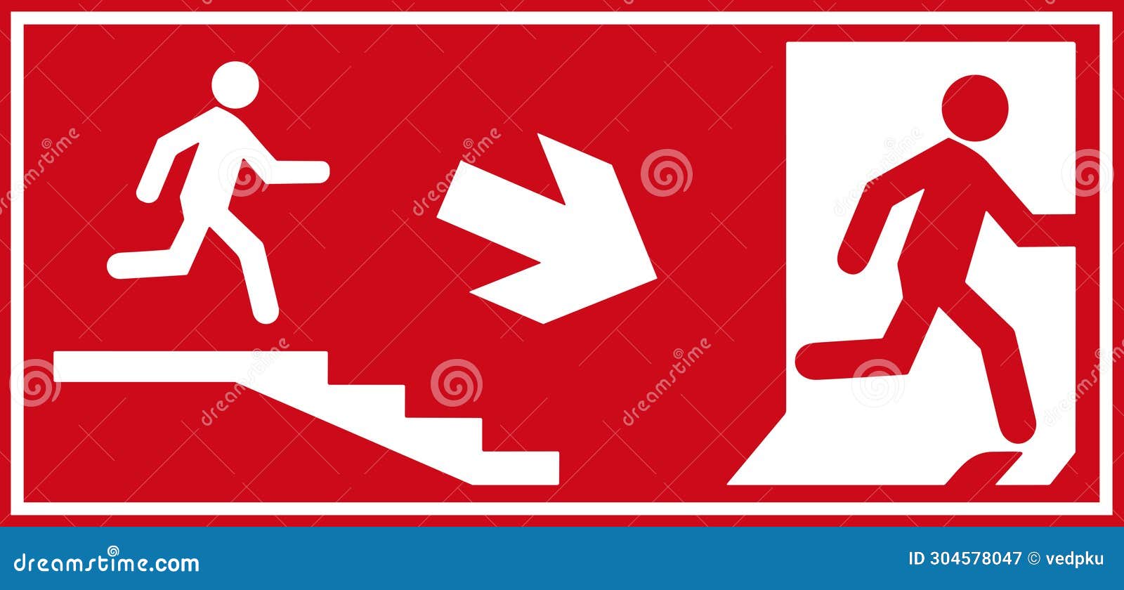 Emergency Fire Exit Sign, Emergency Sign, Emergency Exit, Emergency ...