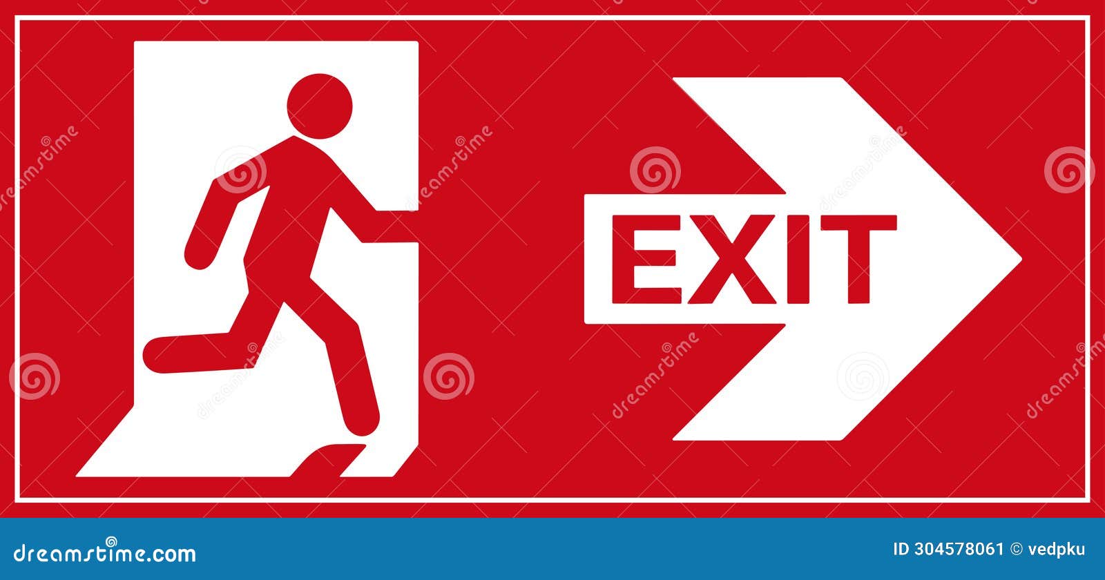 Emergency Fire Exit Sign, Emergency Sign, Emergency Exit, Emergency ...