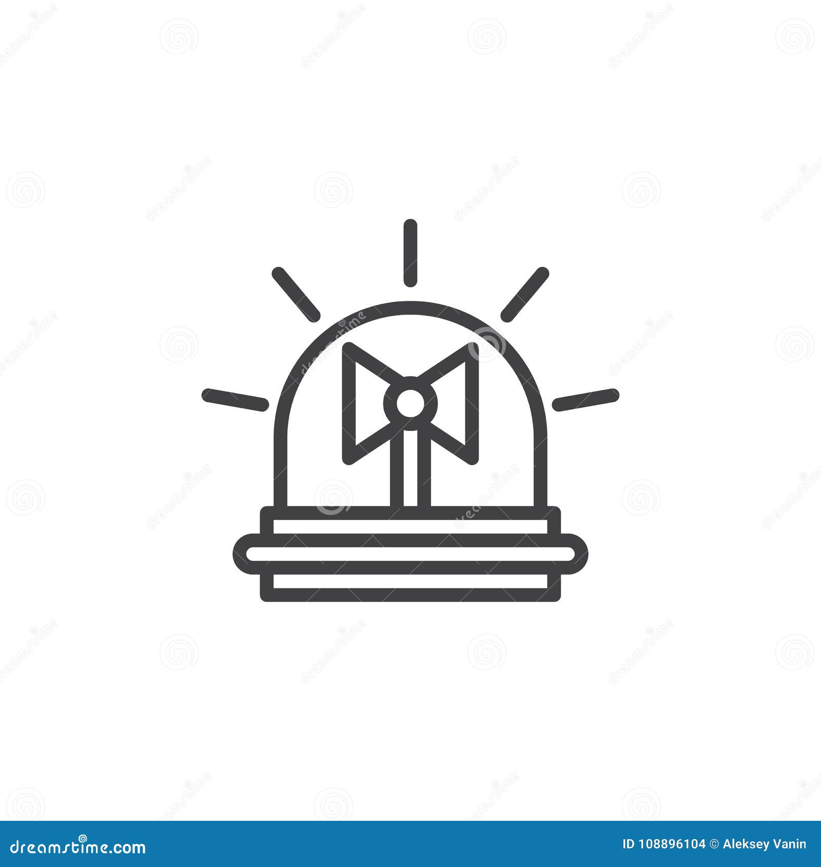 Emergency Flasher Line Icon Stock Vector - Illustration of icon, beacon ... Emergency Flasher Line Icon Stock Vector - Illustration of icon, beacon ...