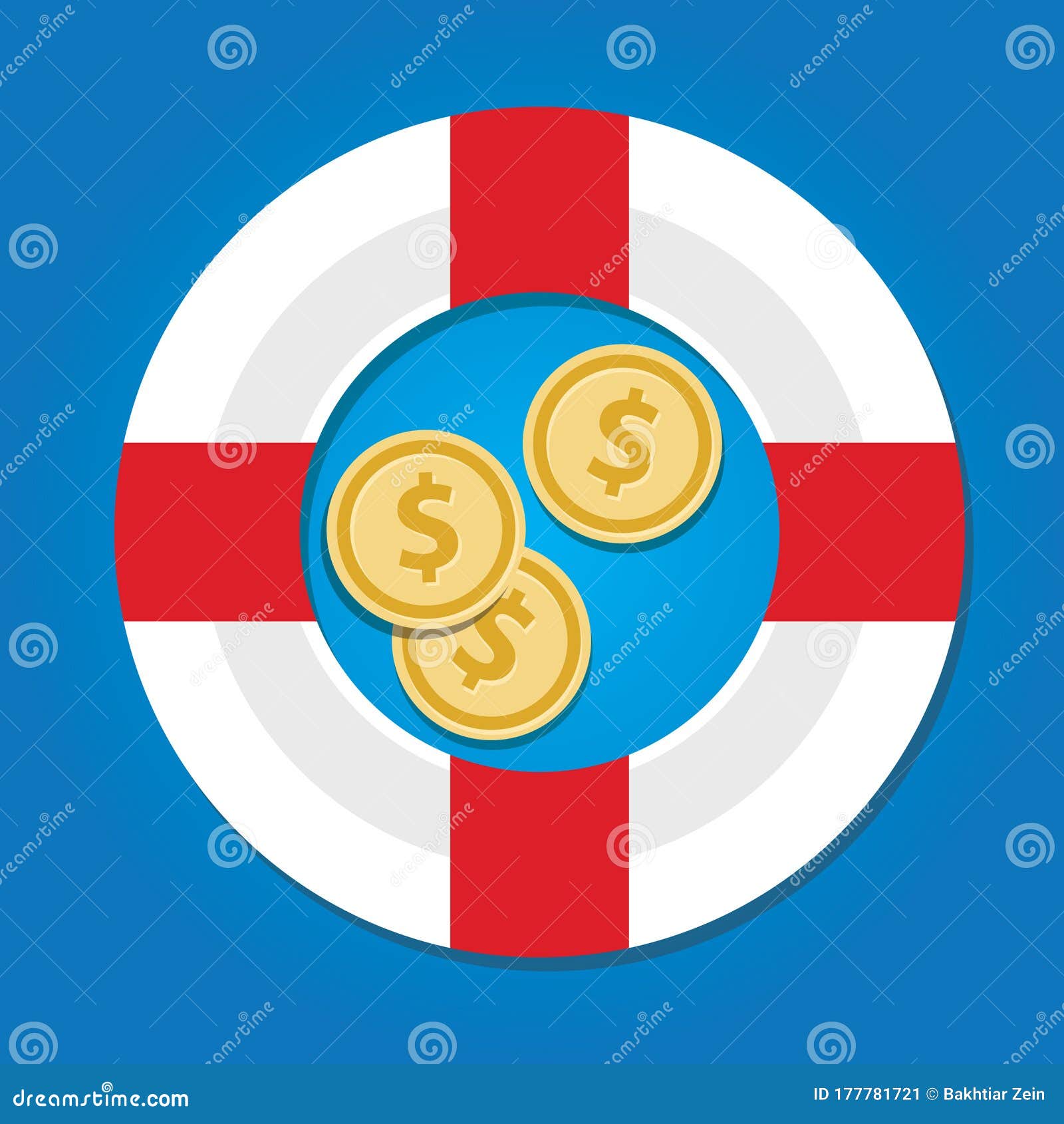 Emergency Fund Icon Money Coins for Difficult Time Financial Problem ...