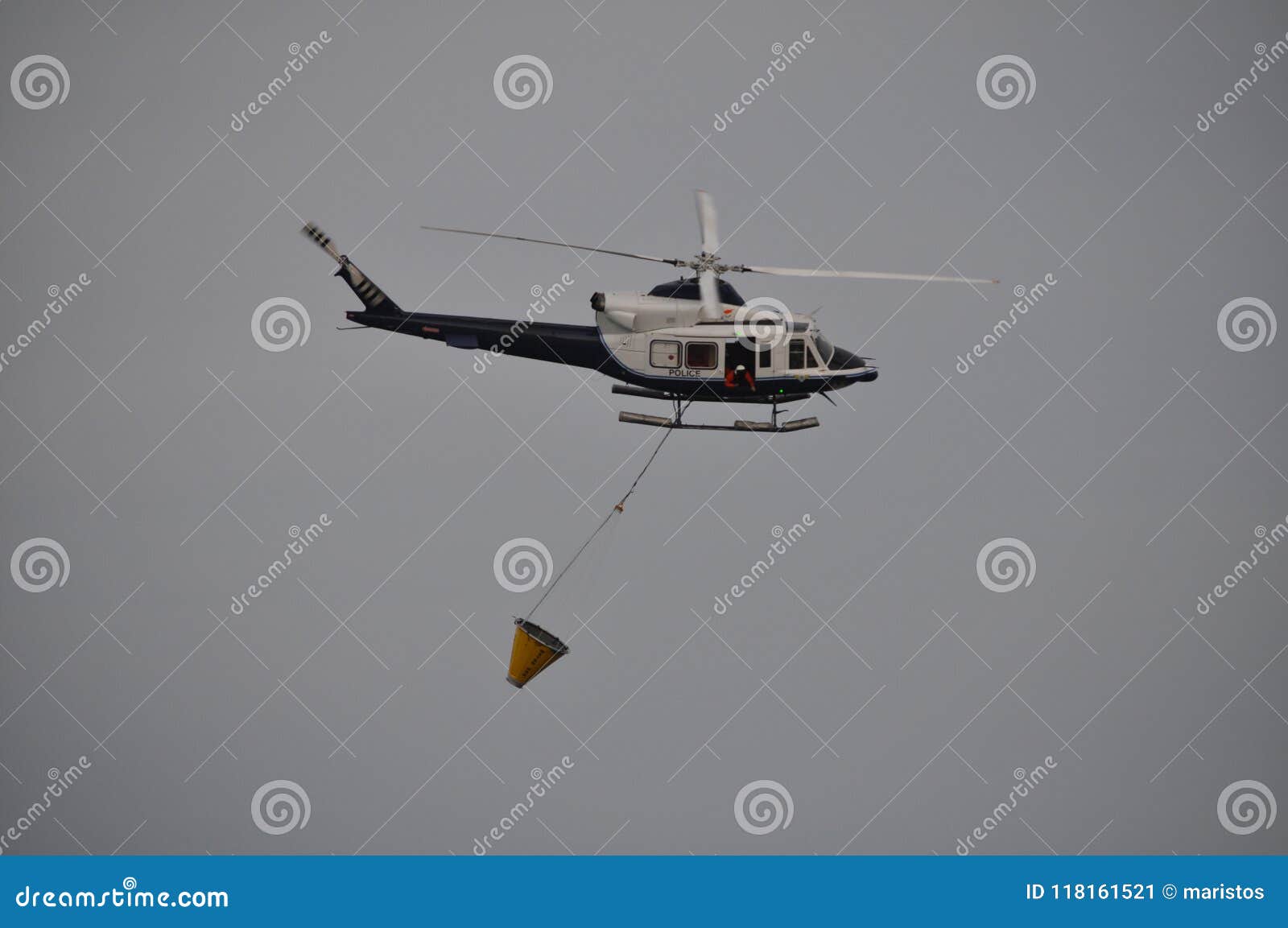 Helicopter Saving People in Flight Stock Image - Image of flight, aero ...