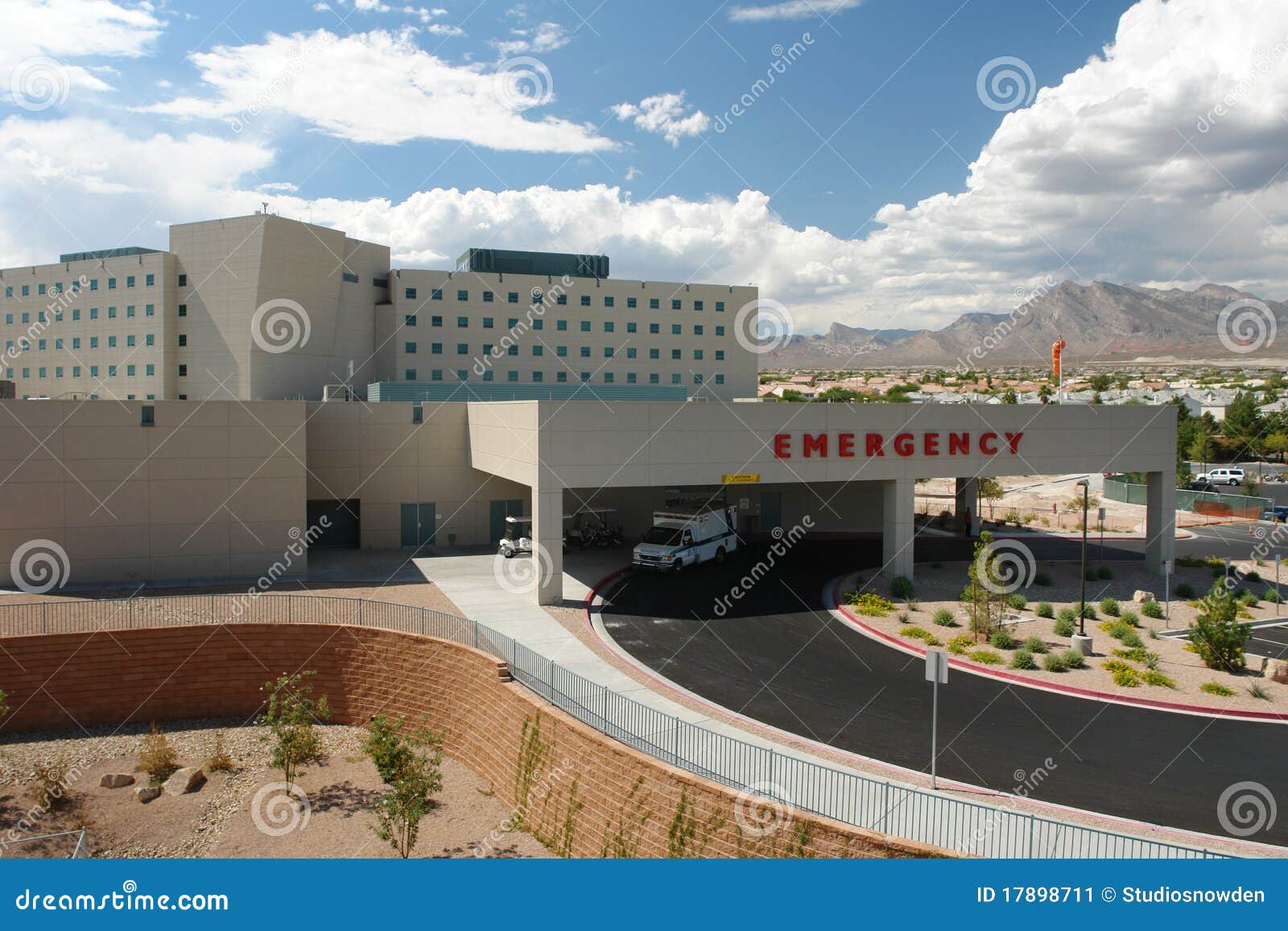 Emergency Hospital Building Stock Image - Image of medicine, building ...