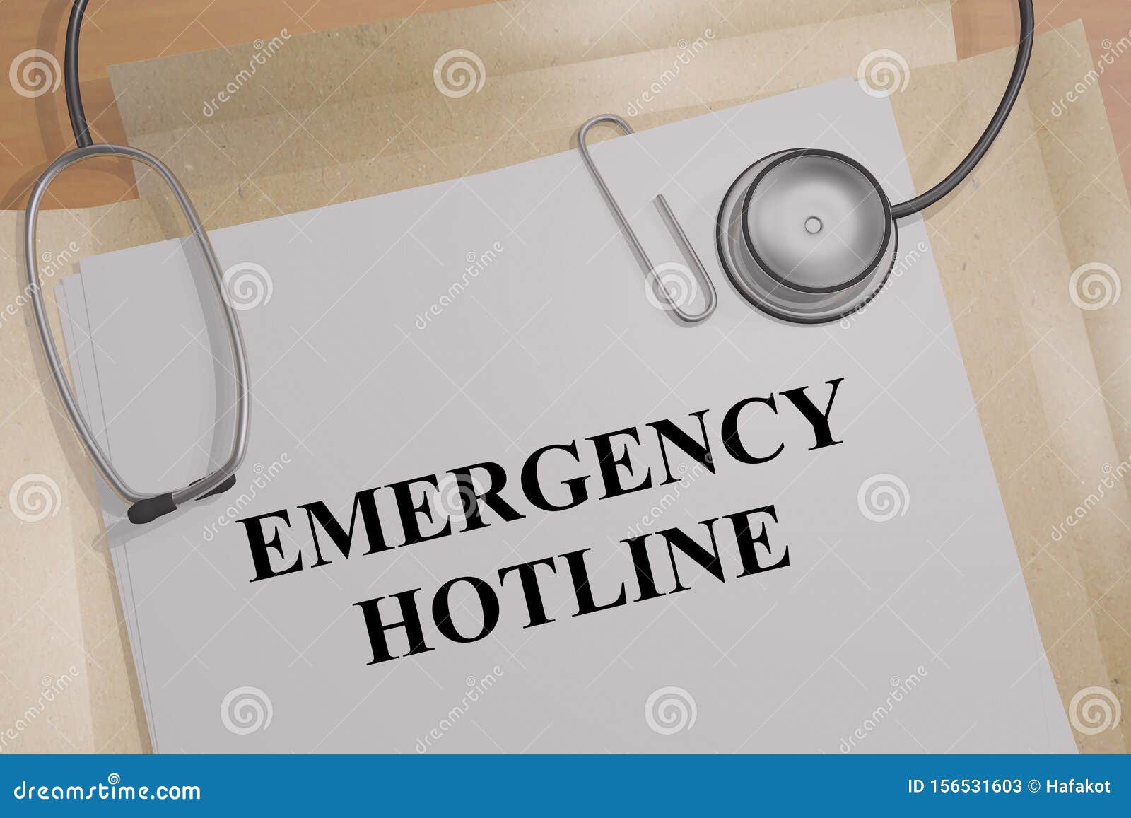 EMERGENCY HOTLINE concept stock illustration. Illustration of emergency ...