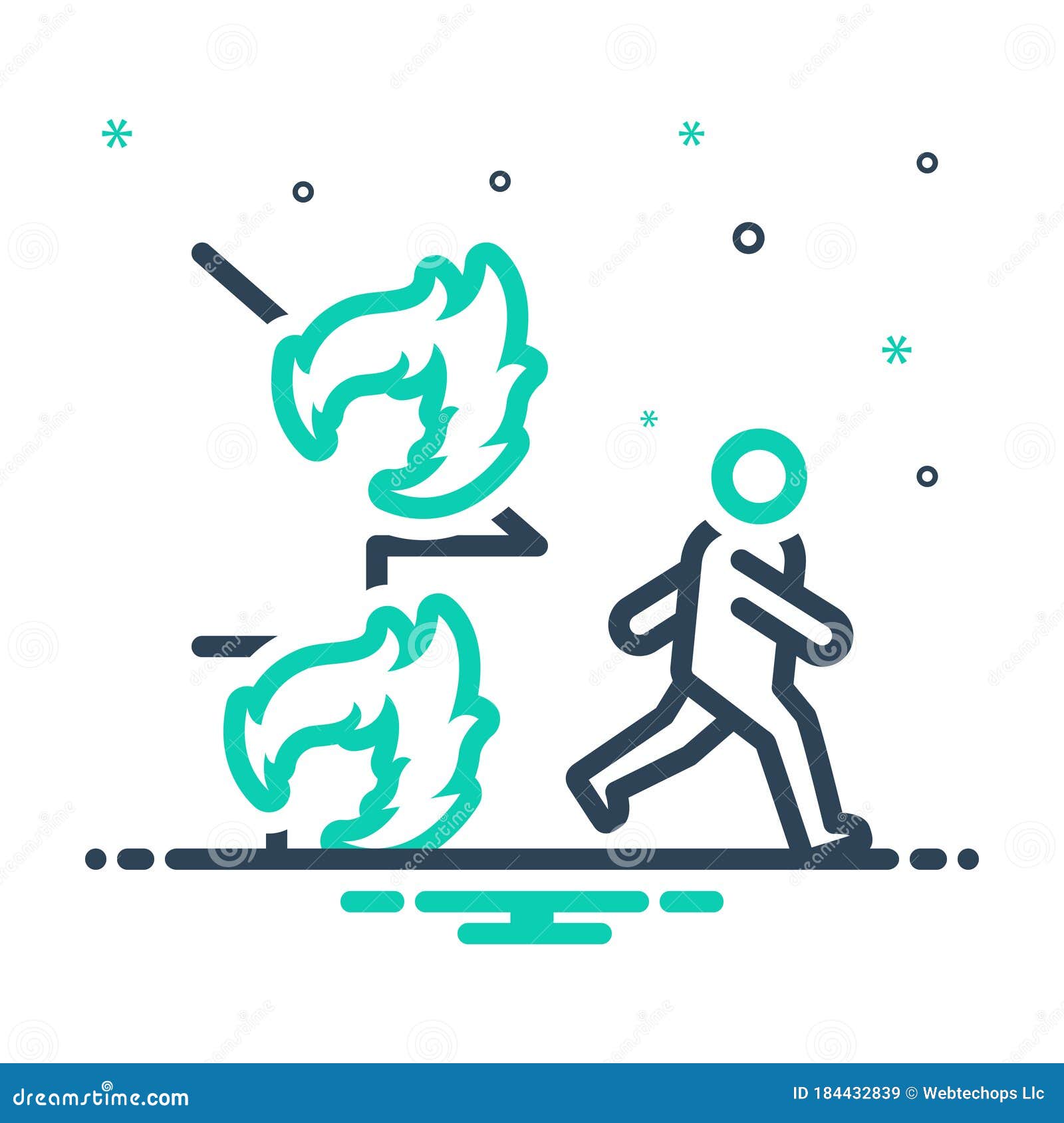 Mix Icon for Emergency, Climacteric and Exigency Stock Vector ...