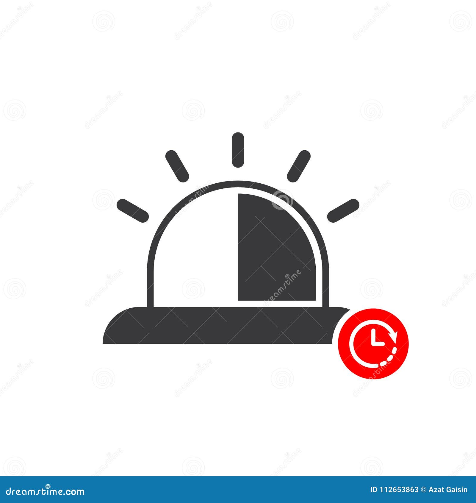 Emergency Icon with Clock Sign. Emergency Icon and Countdown, Deadline ...