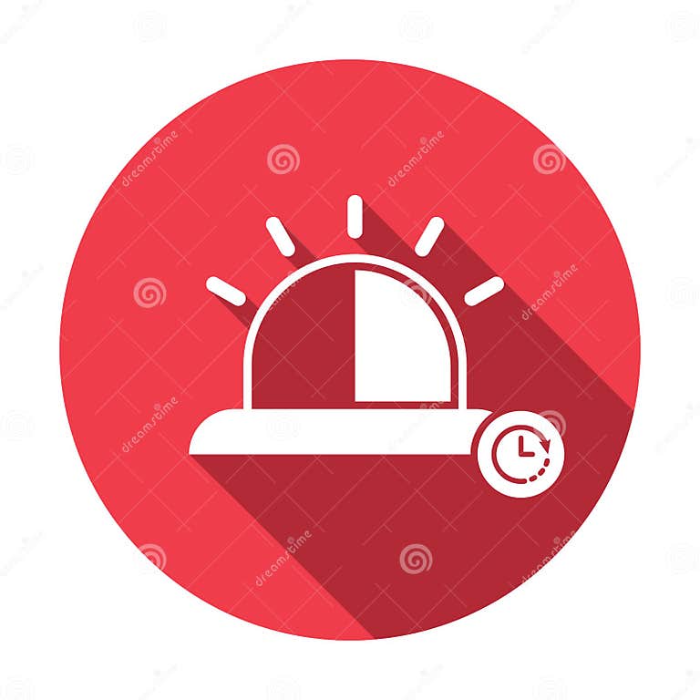 Emergency Icon with Clock Sign. Emergency Icon and Countdown, Deadline ...
