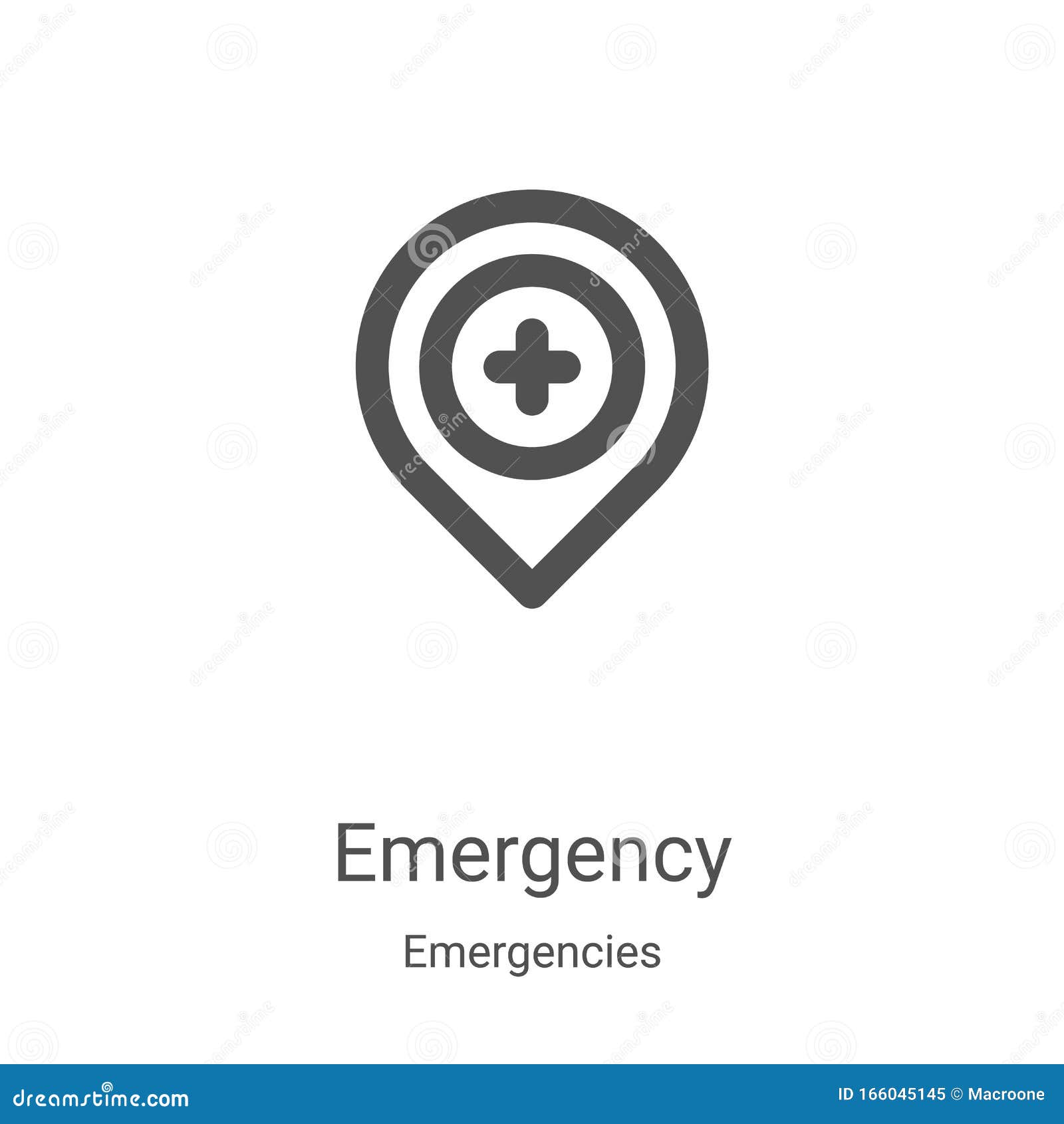 Emergency Icon Vector From Emergencies Collection. Thin Line Emergency ...