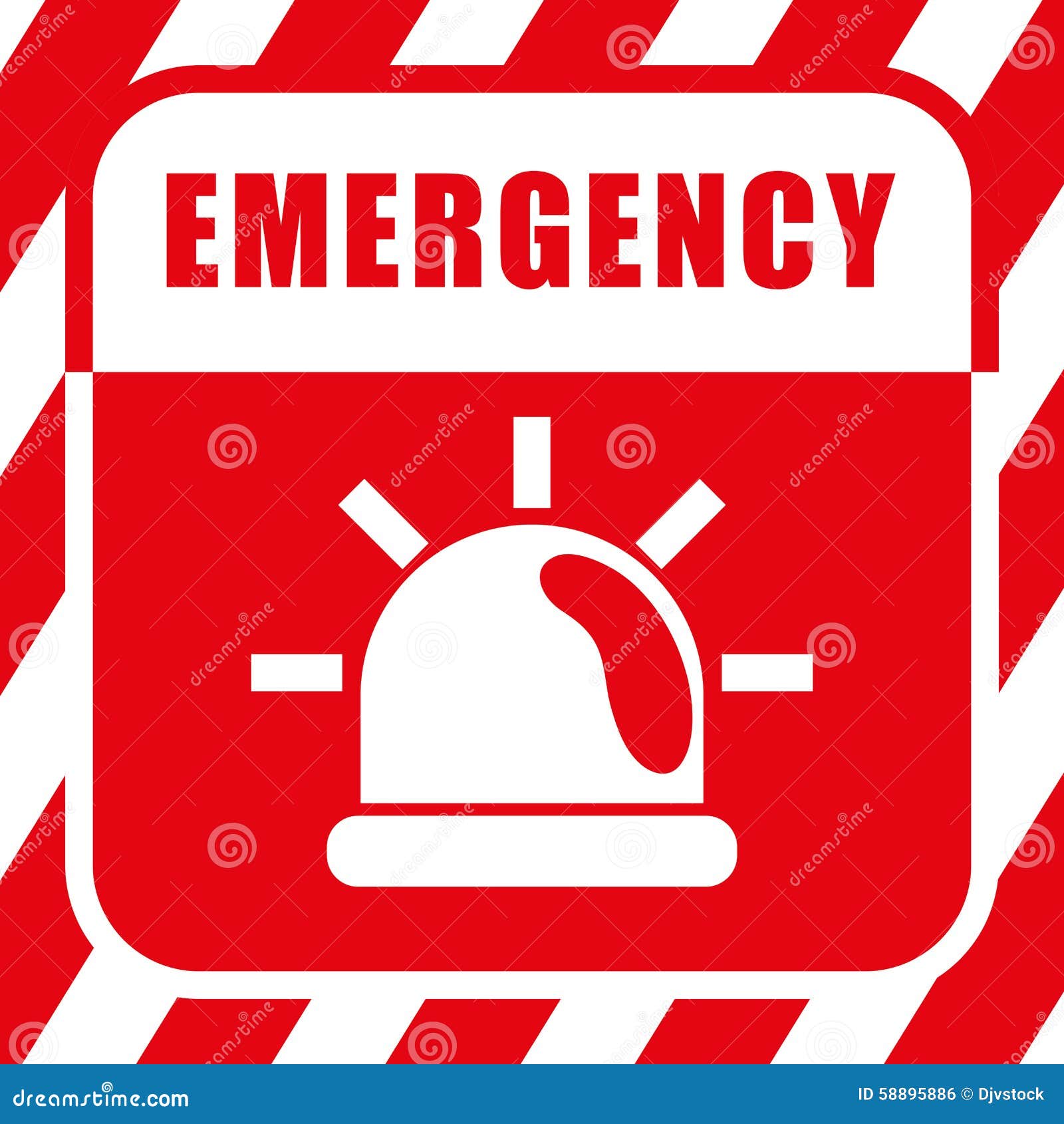 Emergency Icon, Vector Illustration Stock Vector - Illustration of ...