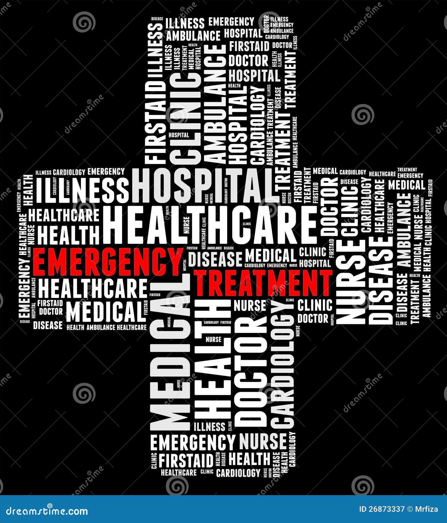 Emergency info text stock illustration. Illustration of redcross - 26873337