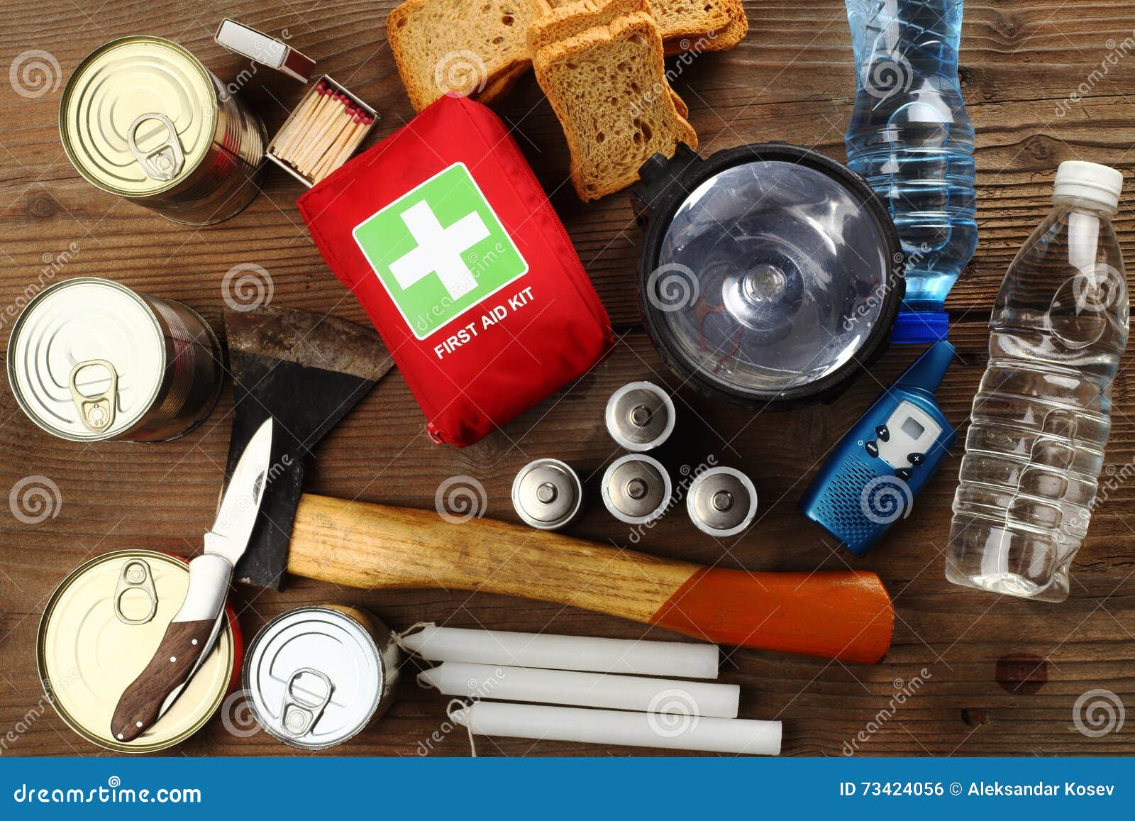 Emergency Items close up stock photo. Image of accident - 73424056