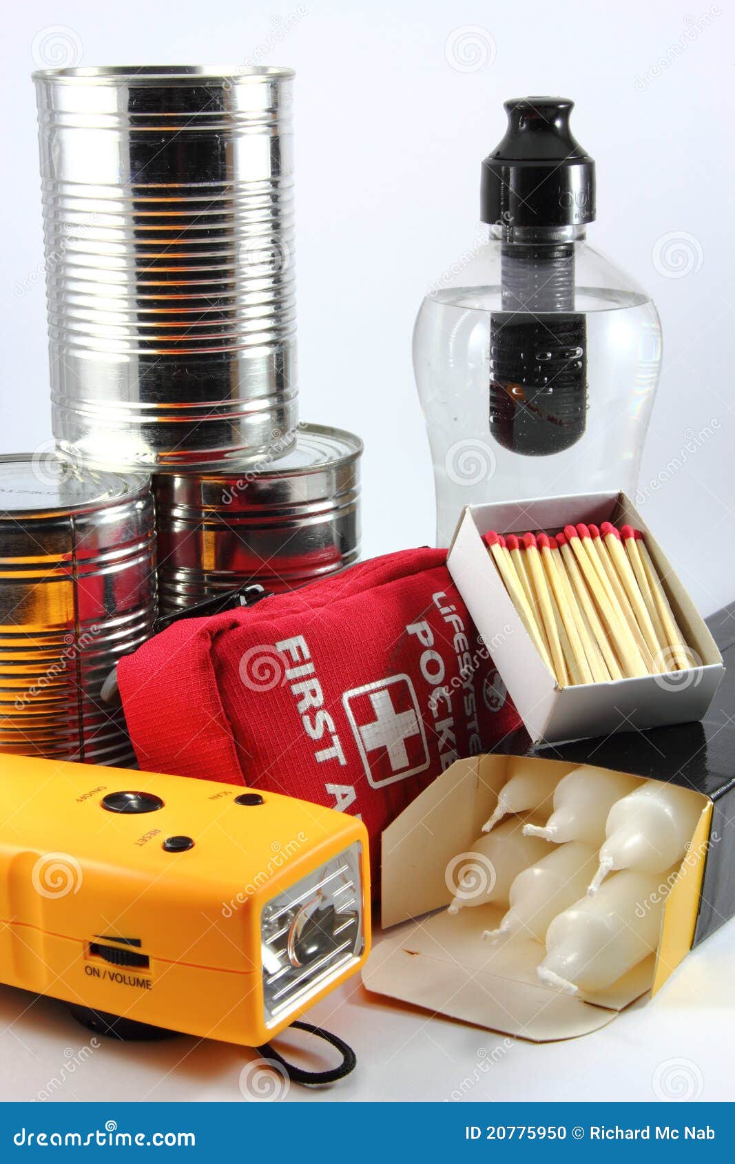 Emergency Kit stock photo. Image of radio, background - 20775950