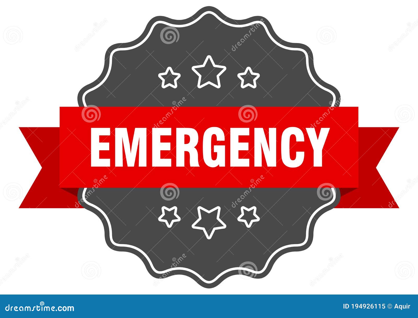 Emergency Label Contains Asbestos Fibers,Avoid Creating Dust Cartoon ...