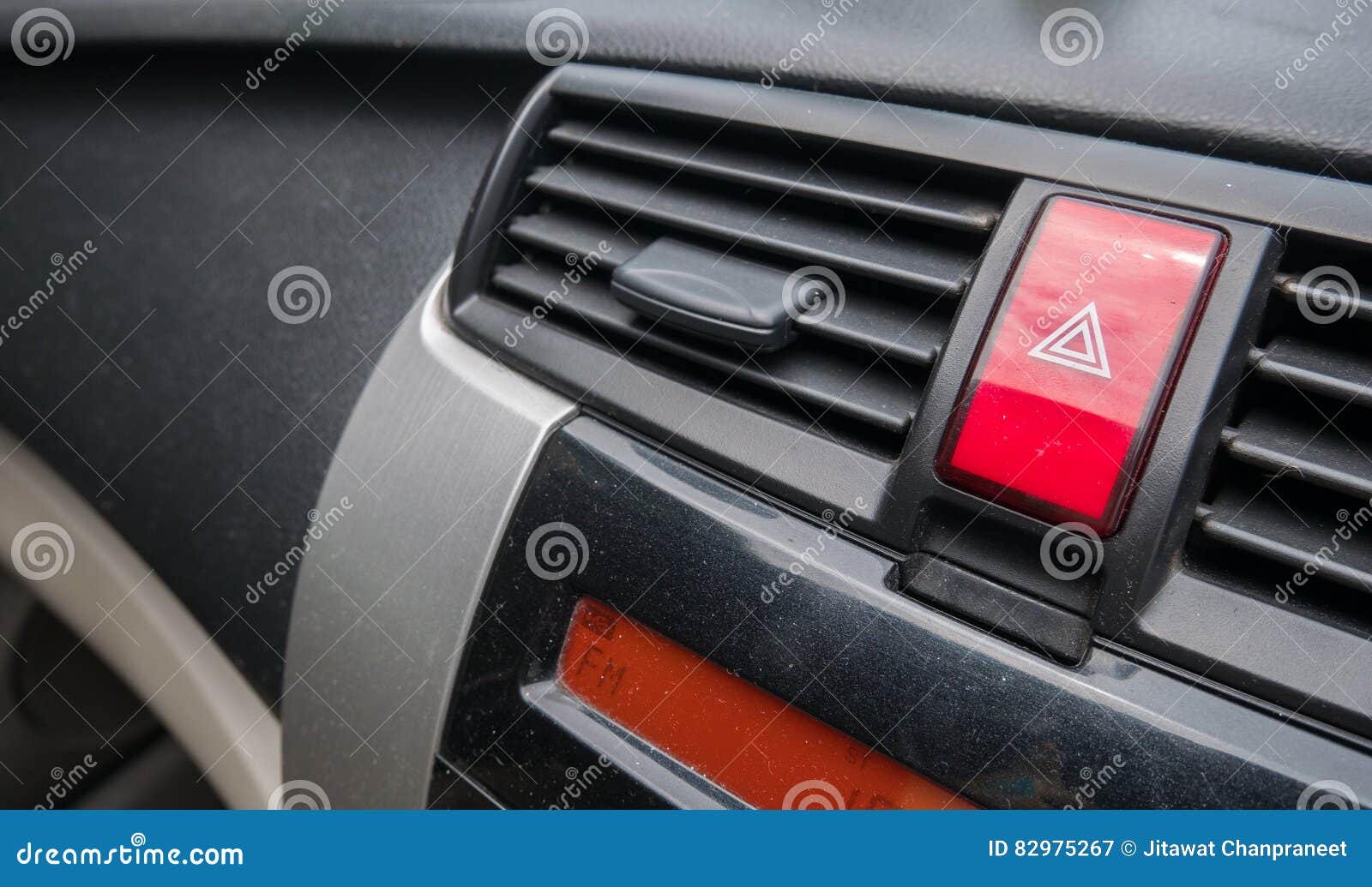 Light Buttom And Sign For Warning And Air Cooling Control Airplane ...