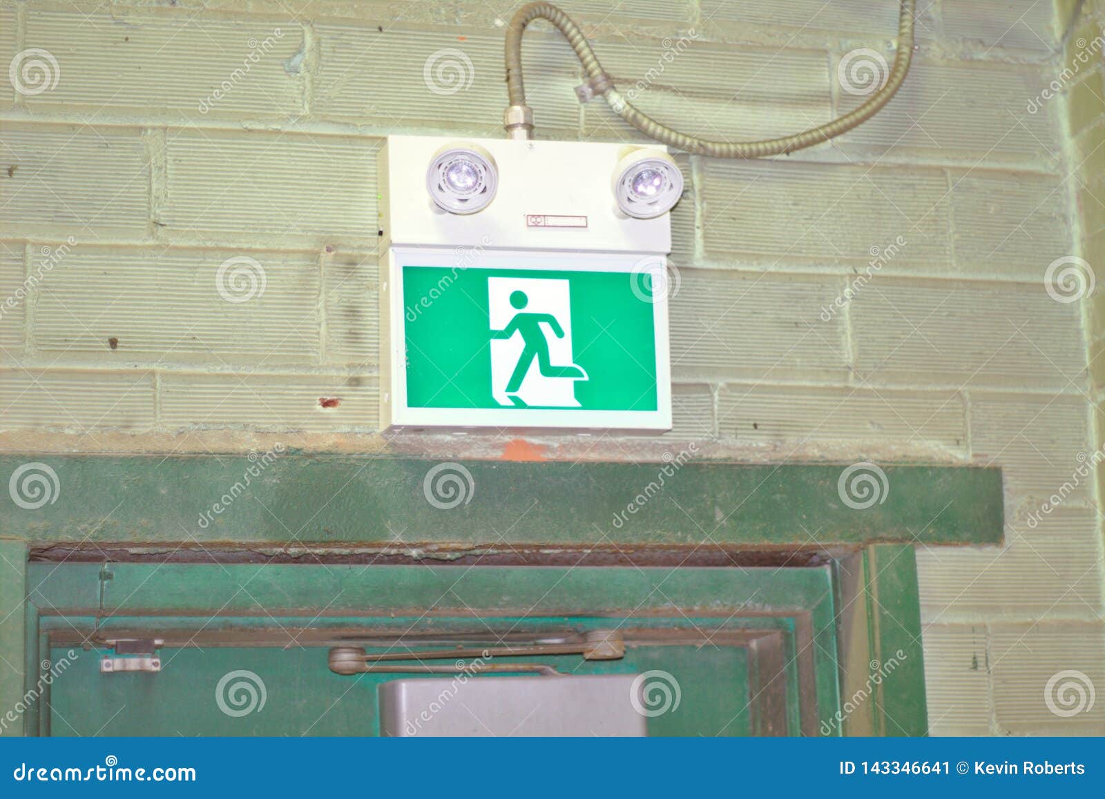 Emergency light stock image. Image of safe, construction - 143346641