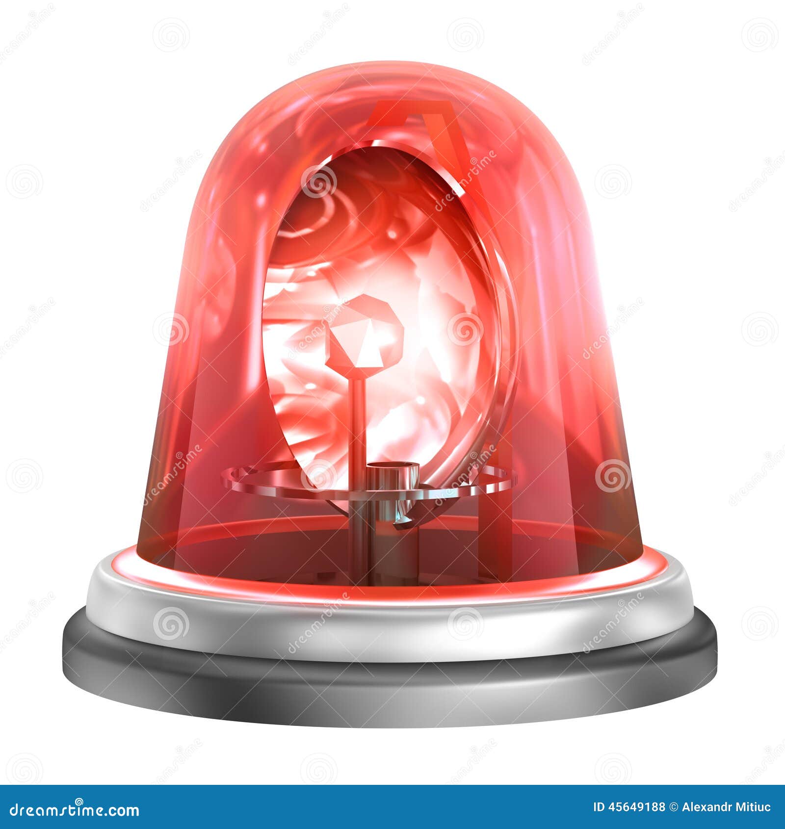 Emergency Light , stock illustration. Illustration of beacon - 45649188