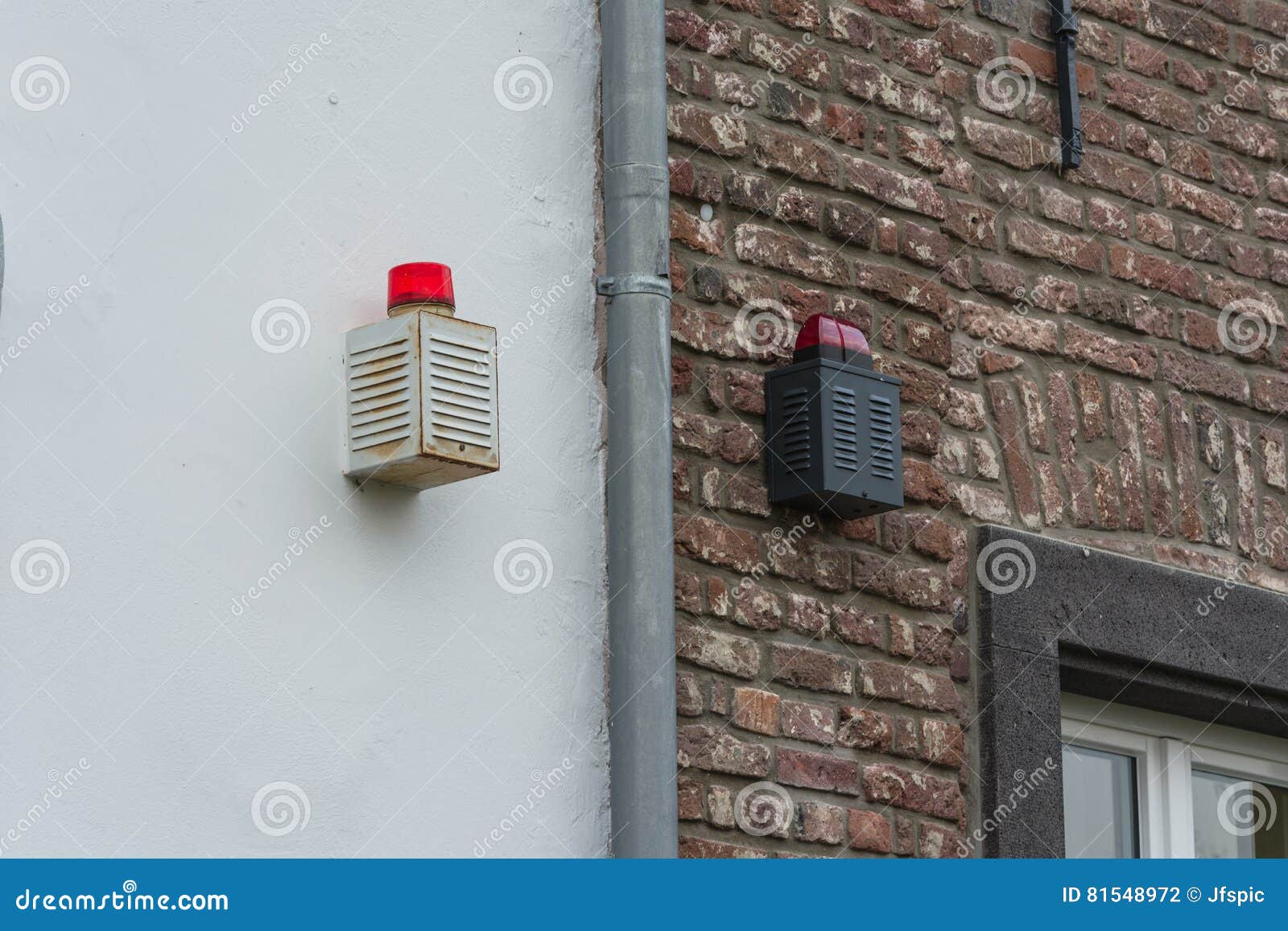 Emergency Light, Signal Light of an Alarm System Stock Photo - Image of ...