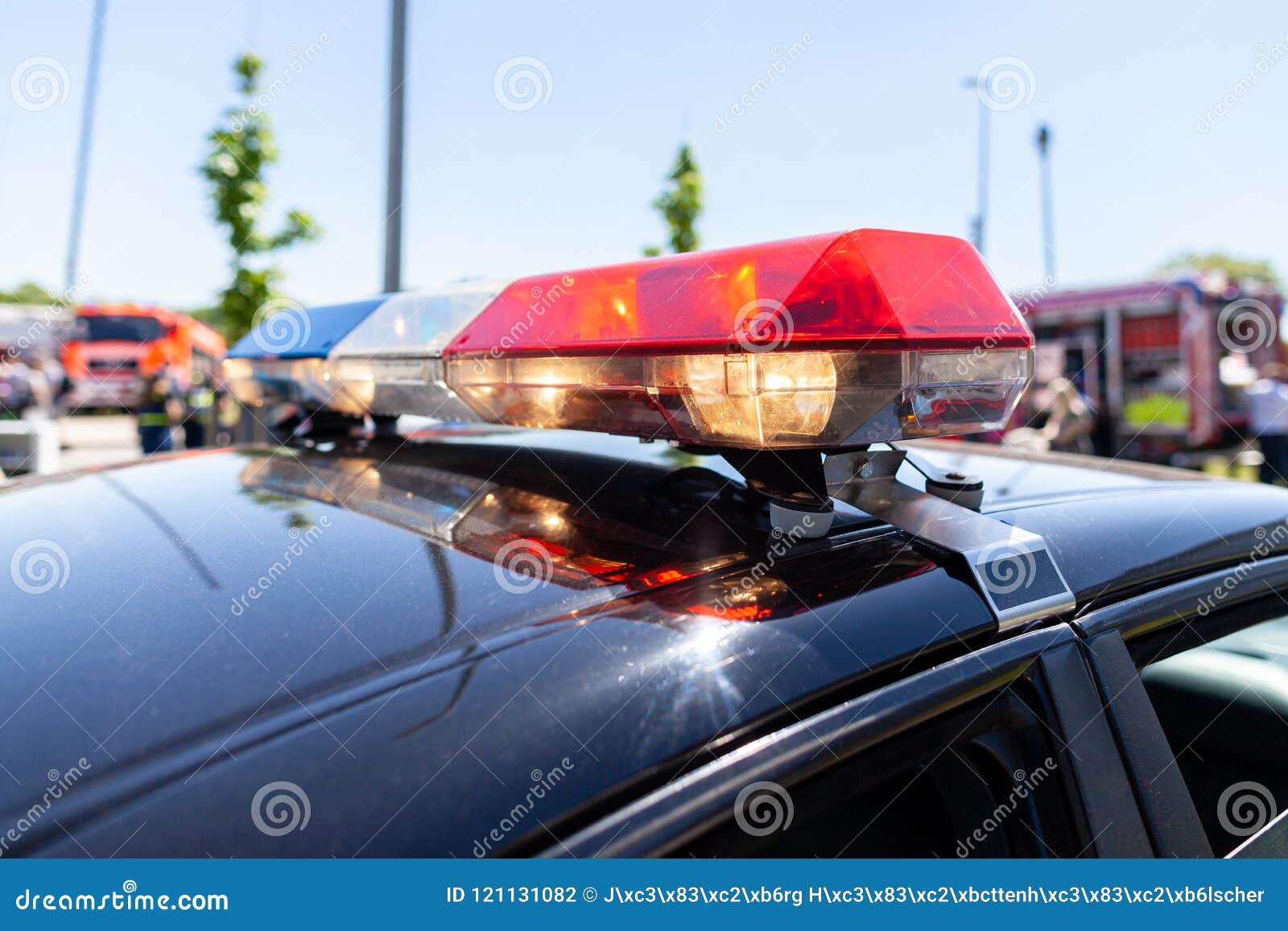 Emergency Lights on an American Police Car Stock Photo - Image of ... Emergency Lights on an American Police Car Stock Photo - Image of ...