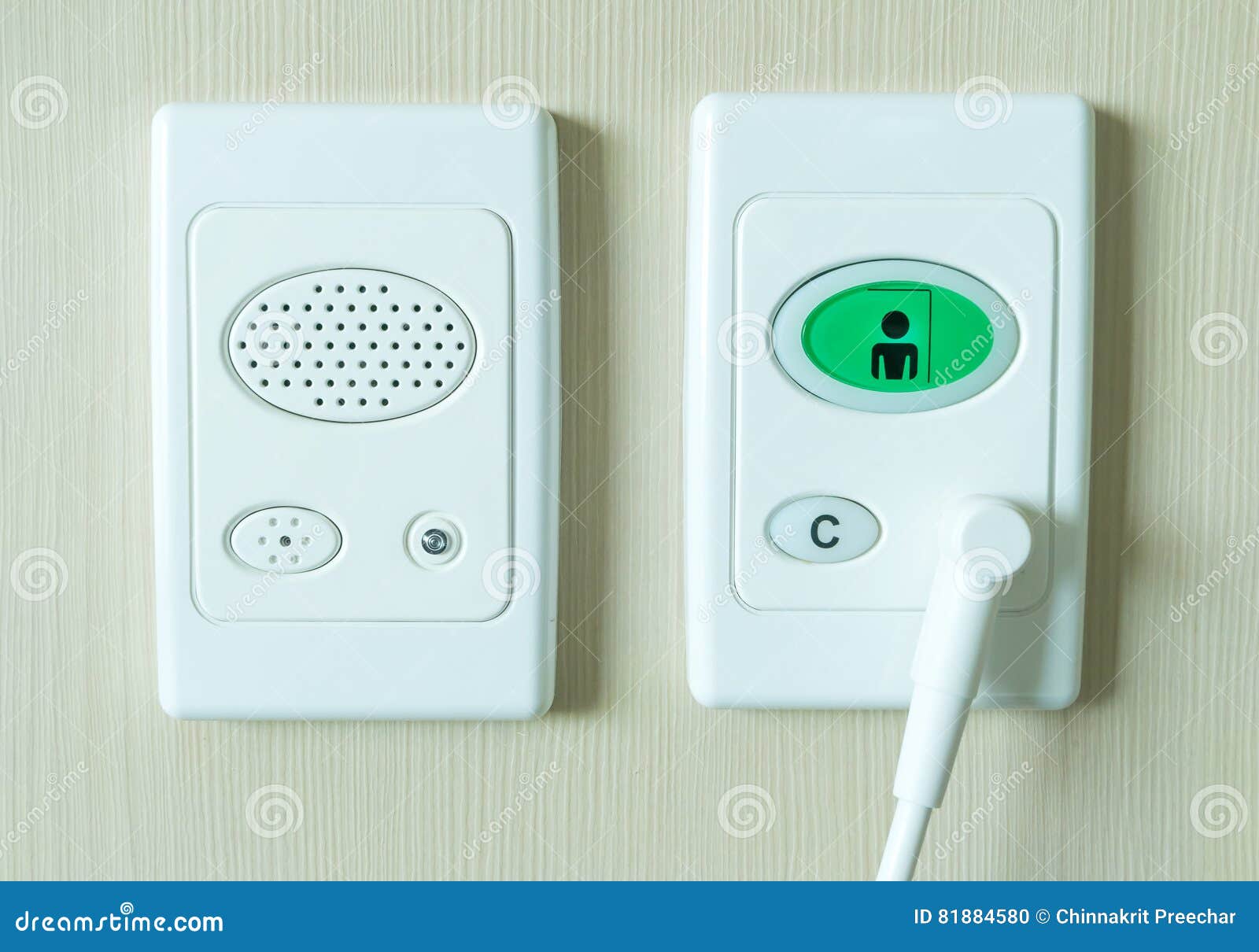 Emergency Nurse Call Button Stock Photo - Image of medical, patient ...