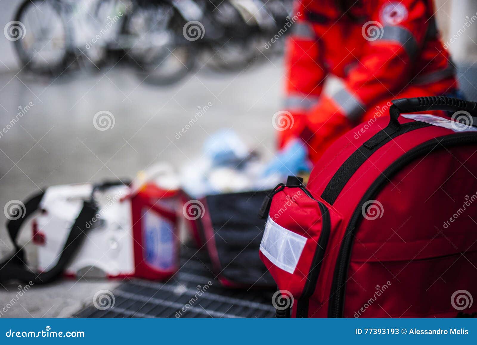 Emergency Operator in Action Stock Image - Image of personnel ...