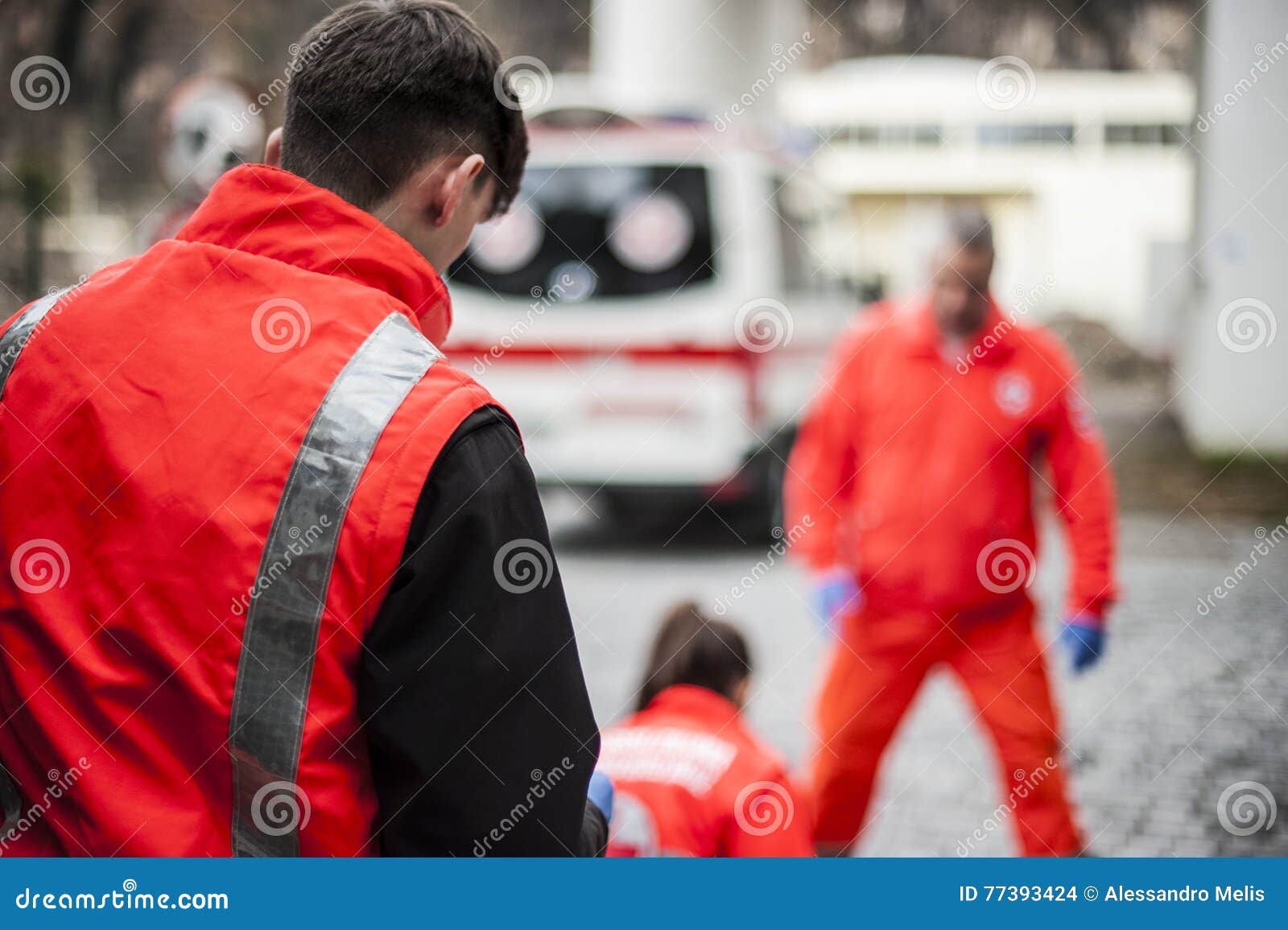 Emergency Operator in Action Editorial Stock Image - Image of action ...