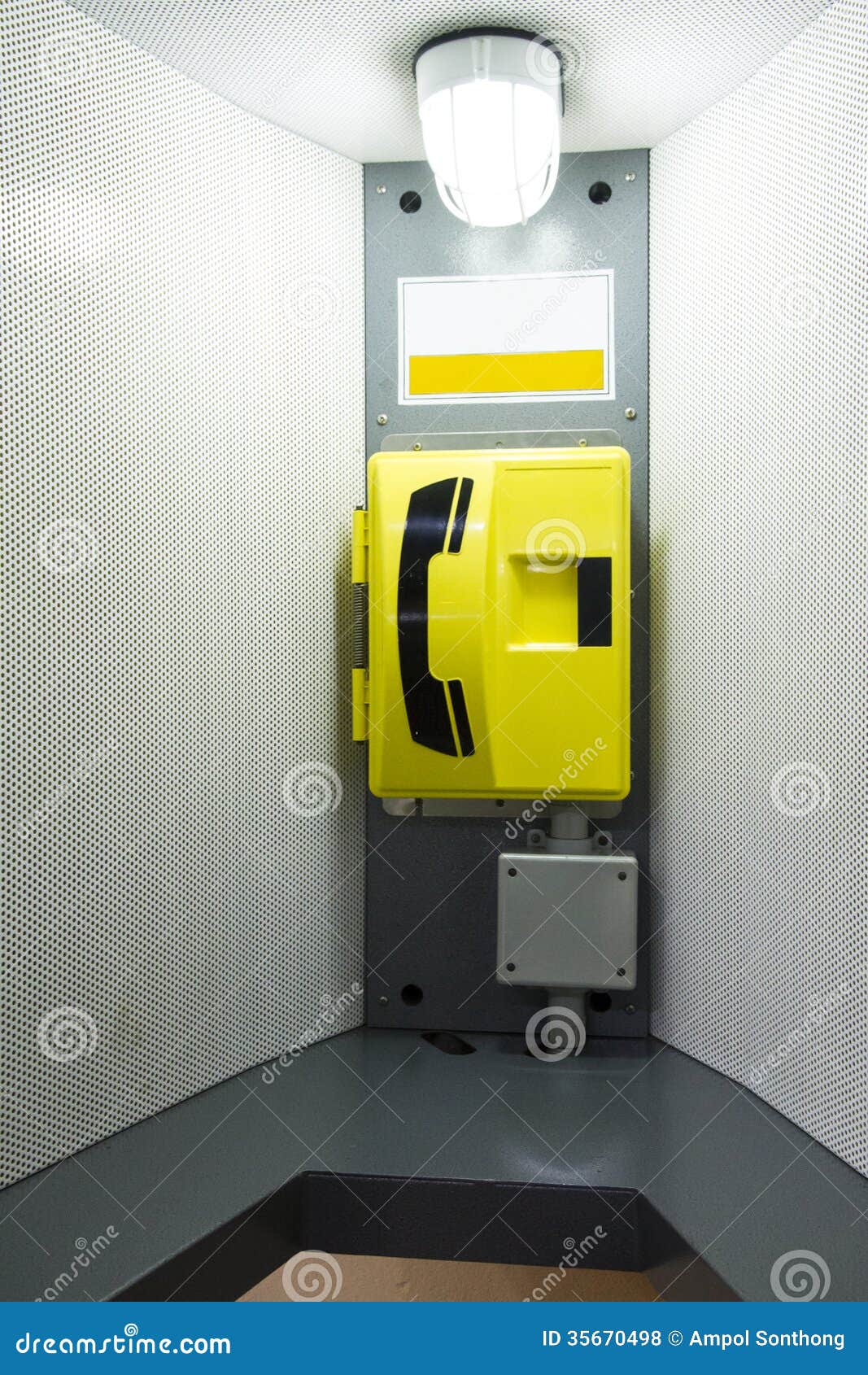 Emergency phone in factory stock photo. Image of crisis - 35670498