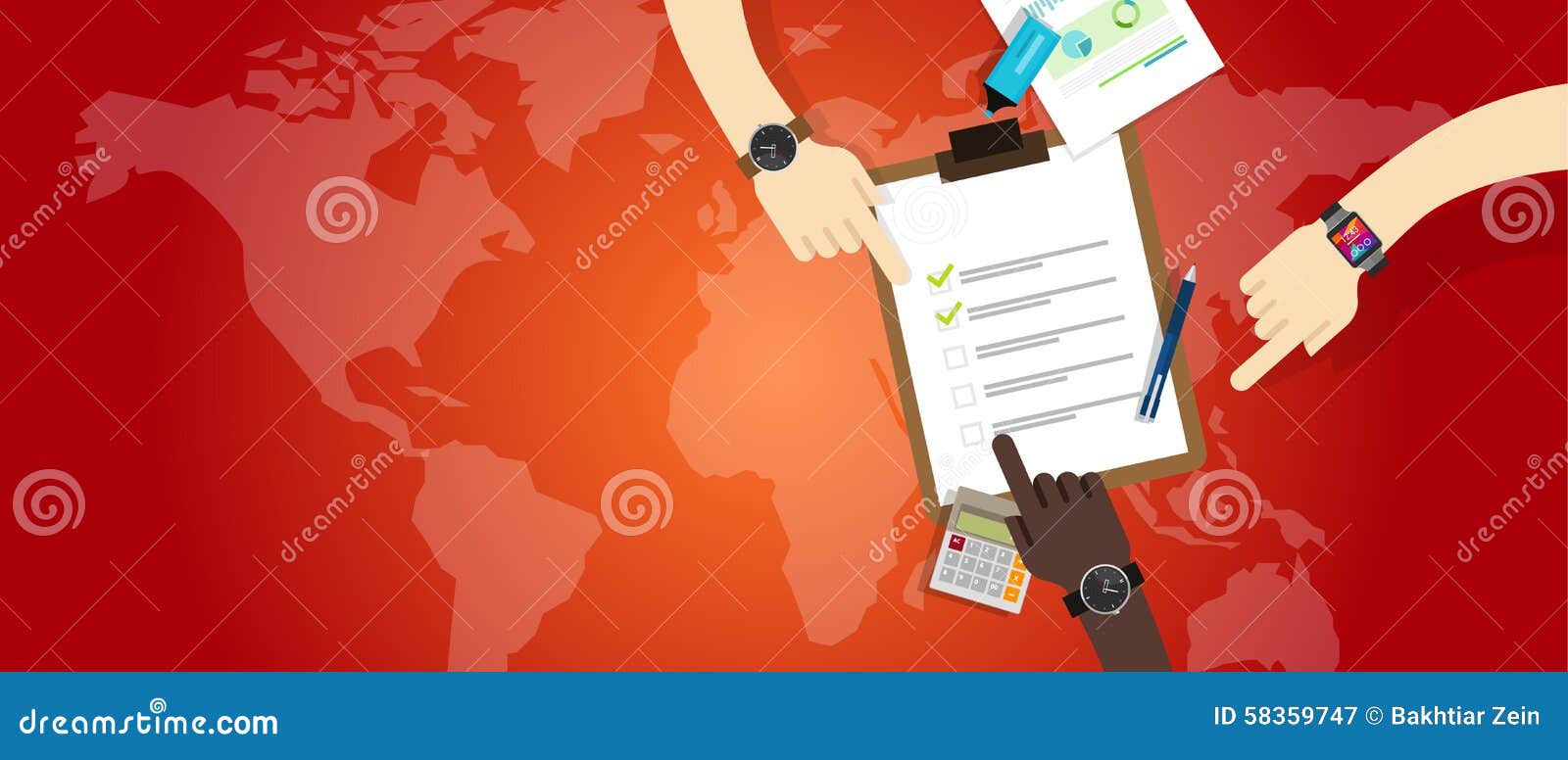 Emergency Plan Team Work Management Preparation Cooperation Stock ...